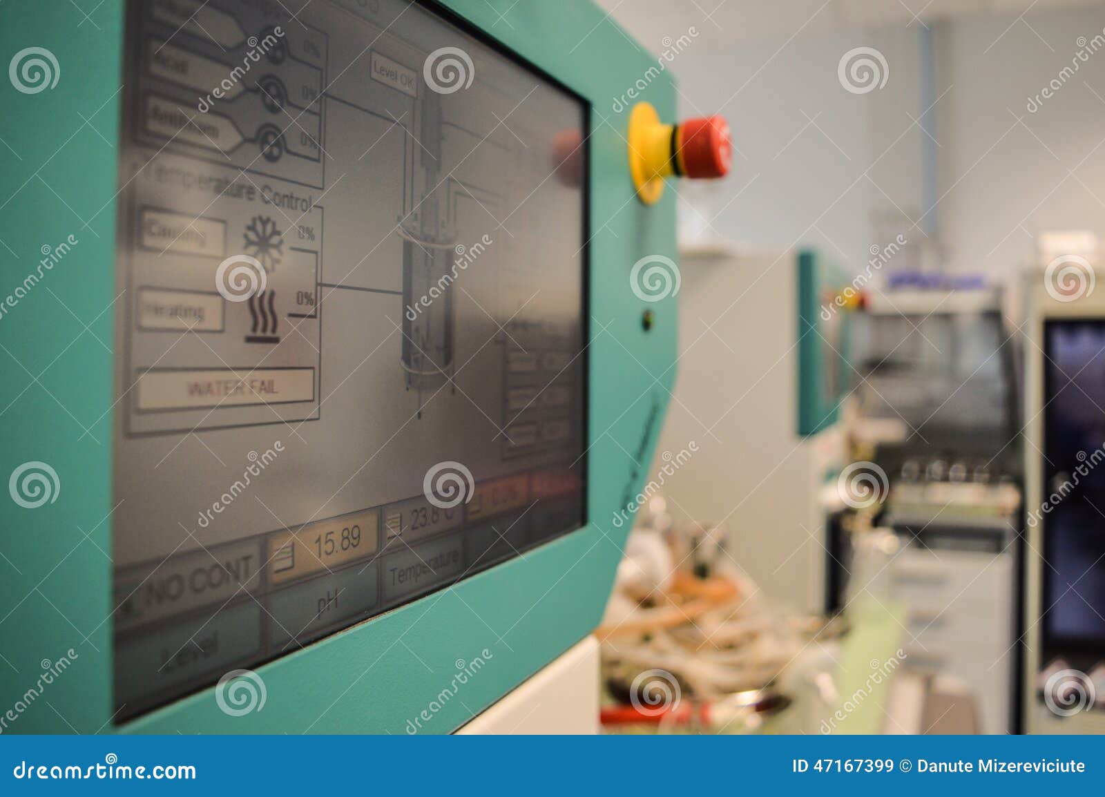 Bioreactor controller stock image. Image of laboratory - 47167399