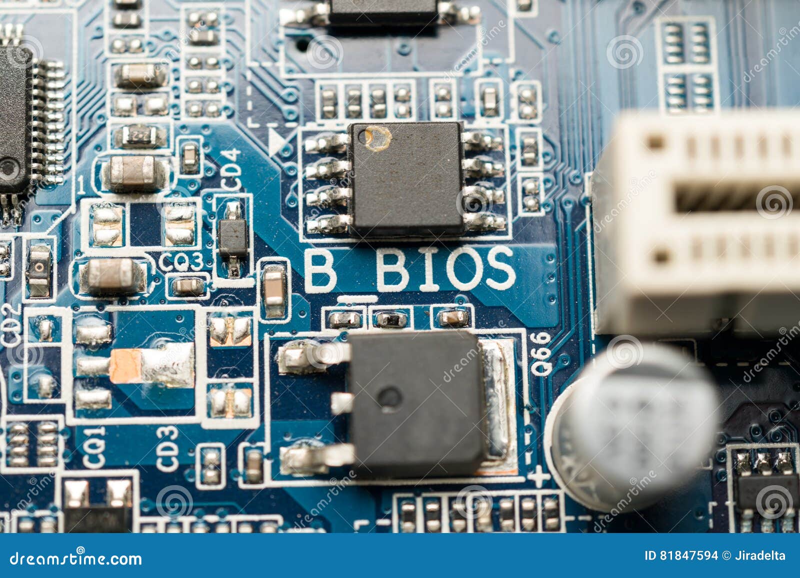 BIOS des Motherboards stockfoto. Bild von hintergrund - 81847594