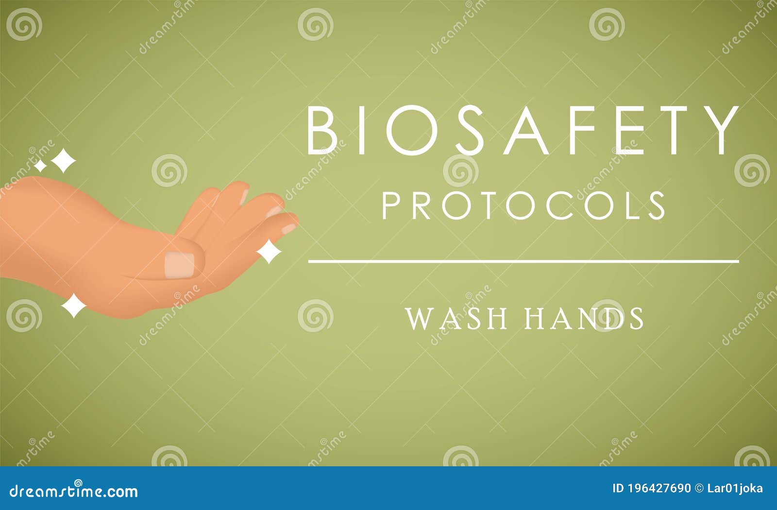 Biosafety protocols poster stock vector. Illustration of hospital ...