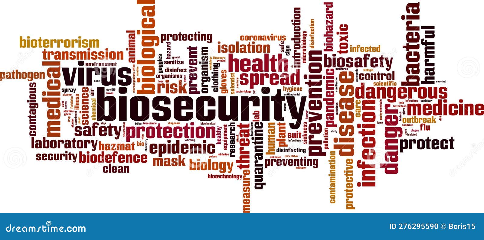 Biosecurity word cloud stock illustration. Illustration of measure ...
