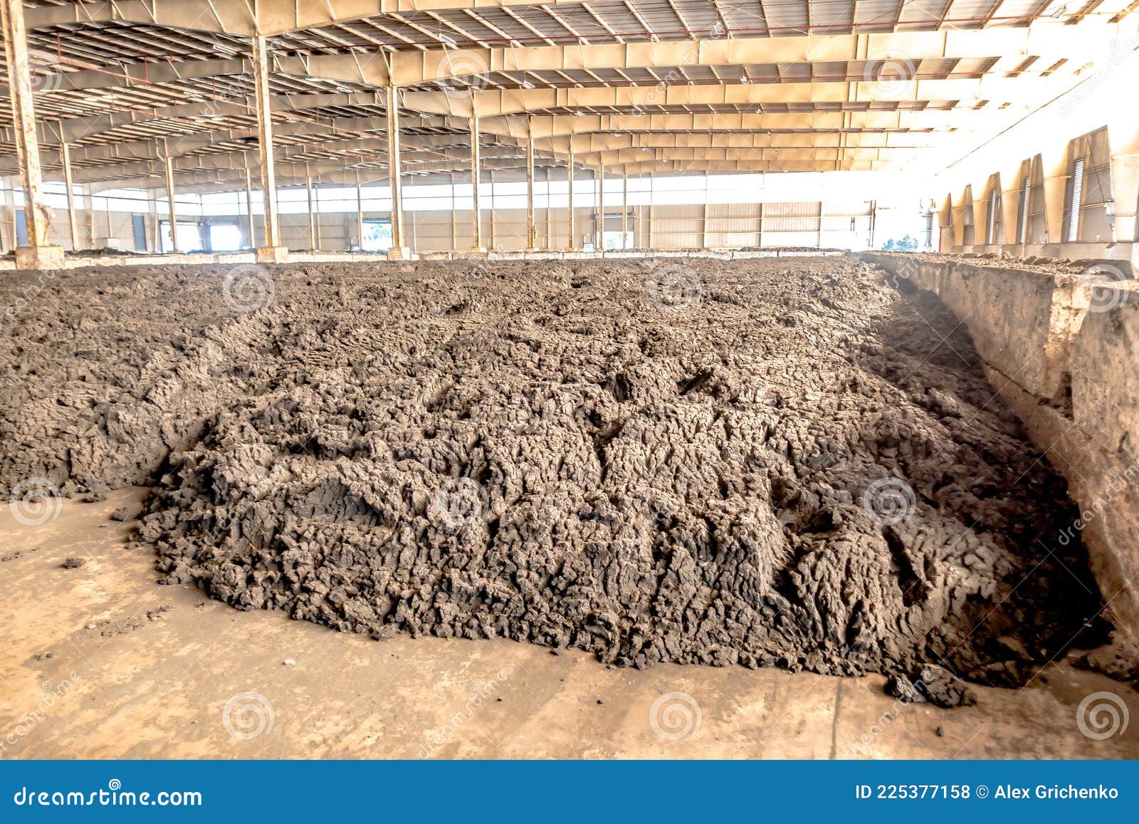 Biosolids Sludge Storage Ready for Fram Land Stock Photo - Image of ...
