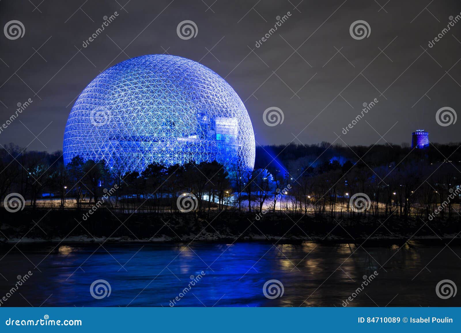 Biosphère de Montréal image stock éditorial. Image du trellis - 84710089