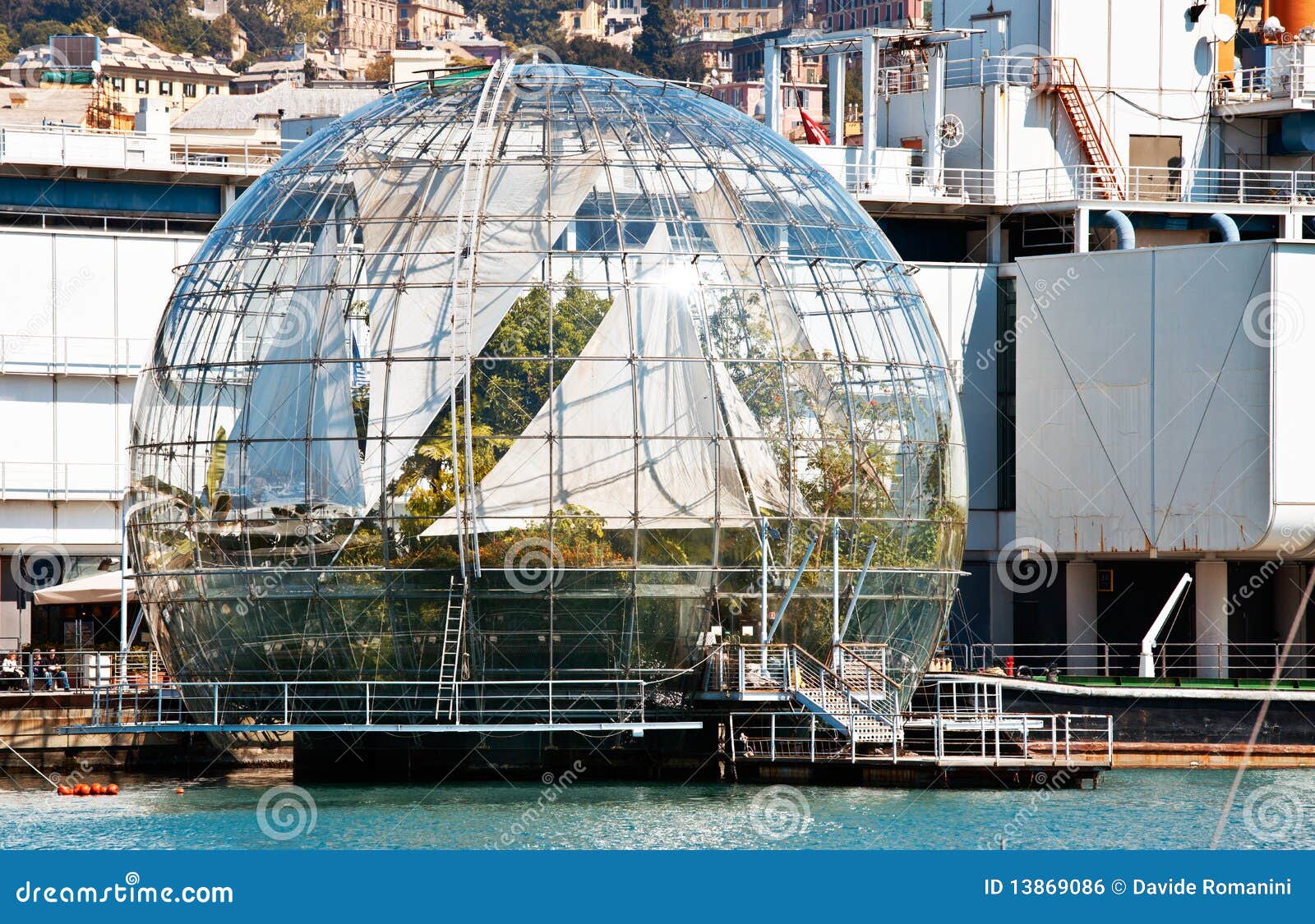 Biosphere stock photo. Image of tipical, port, crane - 13869086