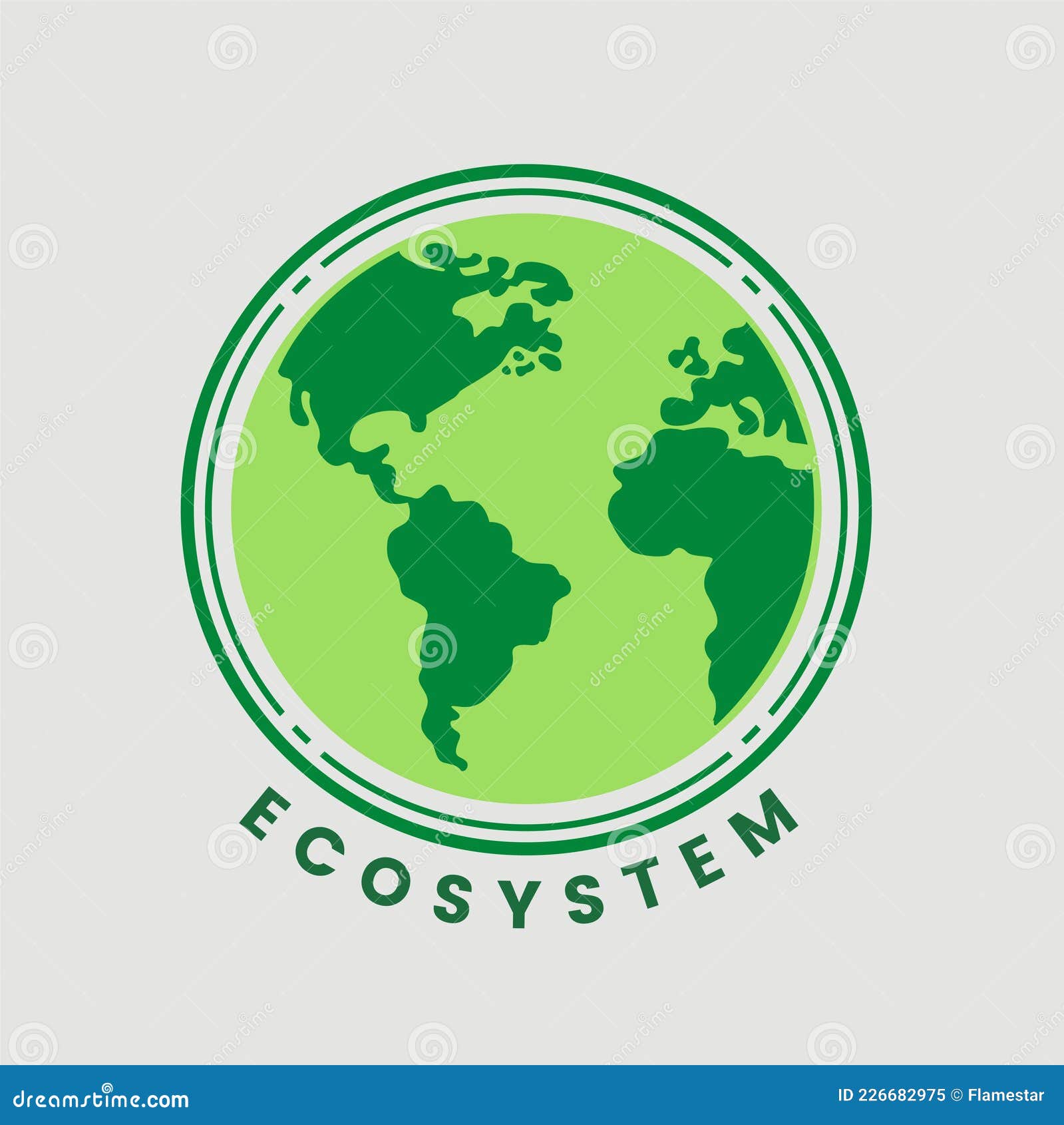 Biosphere Division With Labeled Ecosystem Explanation Scheme Outline ...