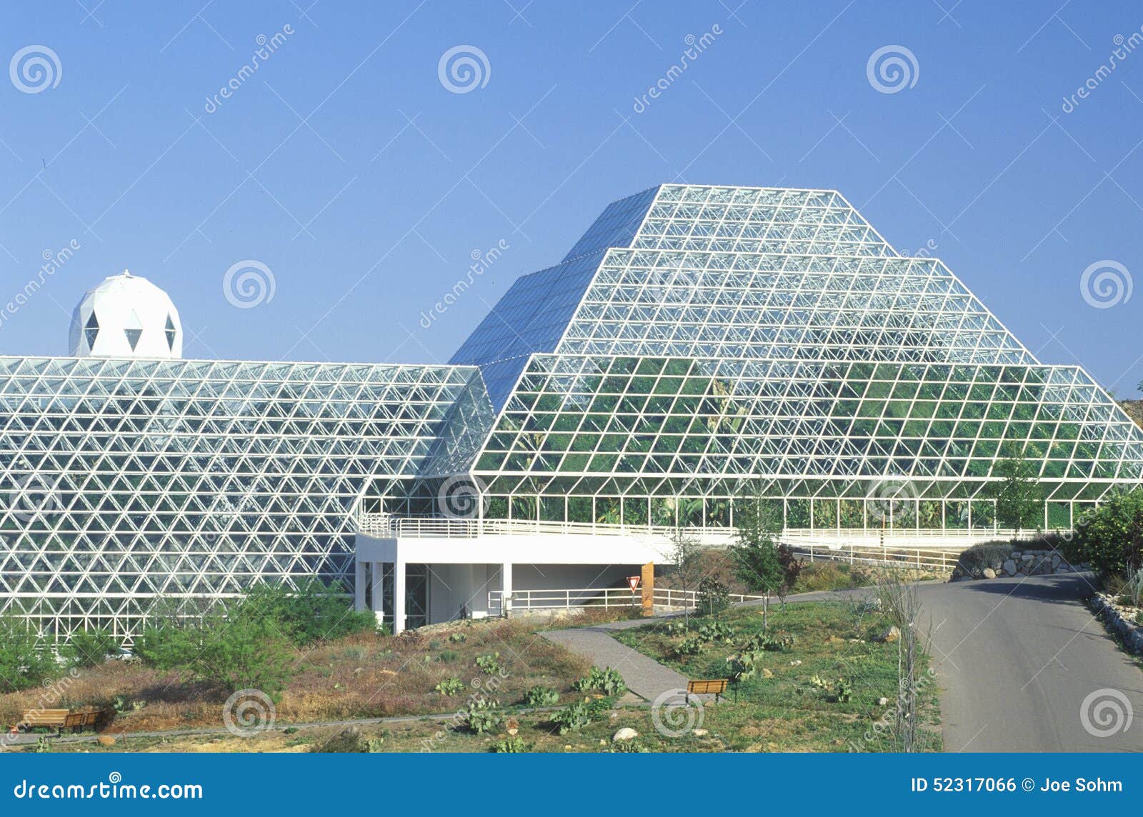 Biosphere 2 Human Habitat at Oracle in Tucson, AZ Editorial Photo ...