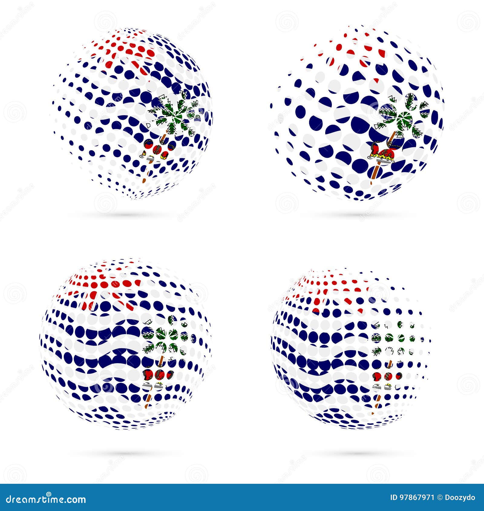 Flag Of BIOT With Network Background. Vector Illustration ...