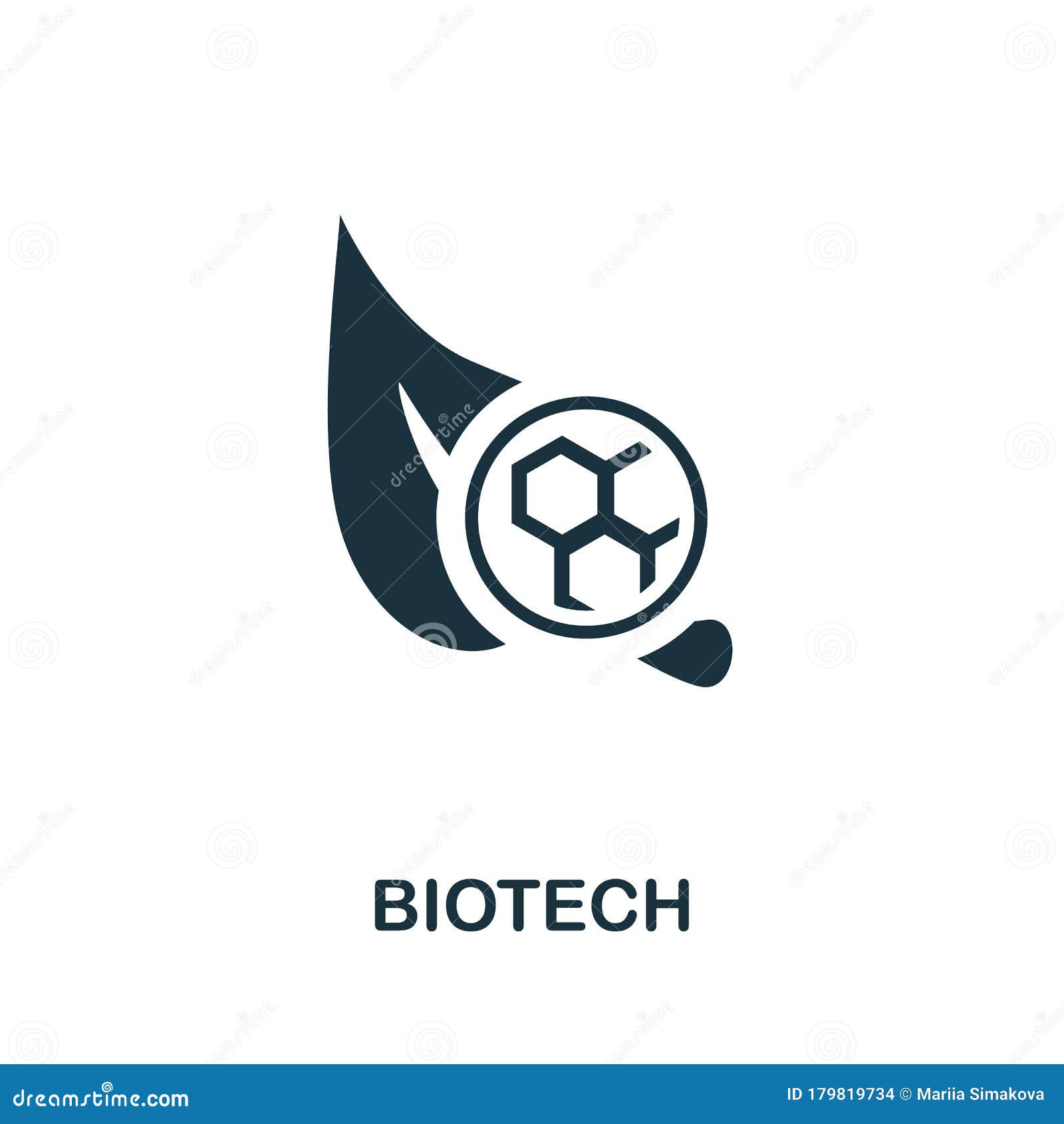 Biotech Icon Set. It Included The Biotechnology, Biology, Biological ...
