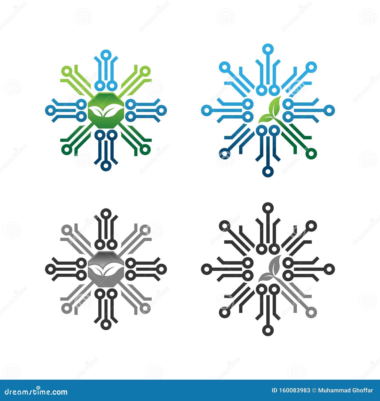 Biotech Logo Design. Biochemistry Connections Vector Design. Laboratory ...