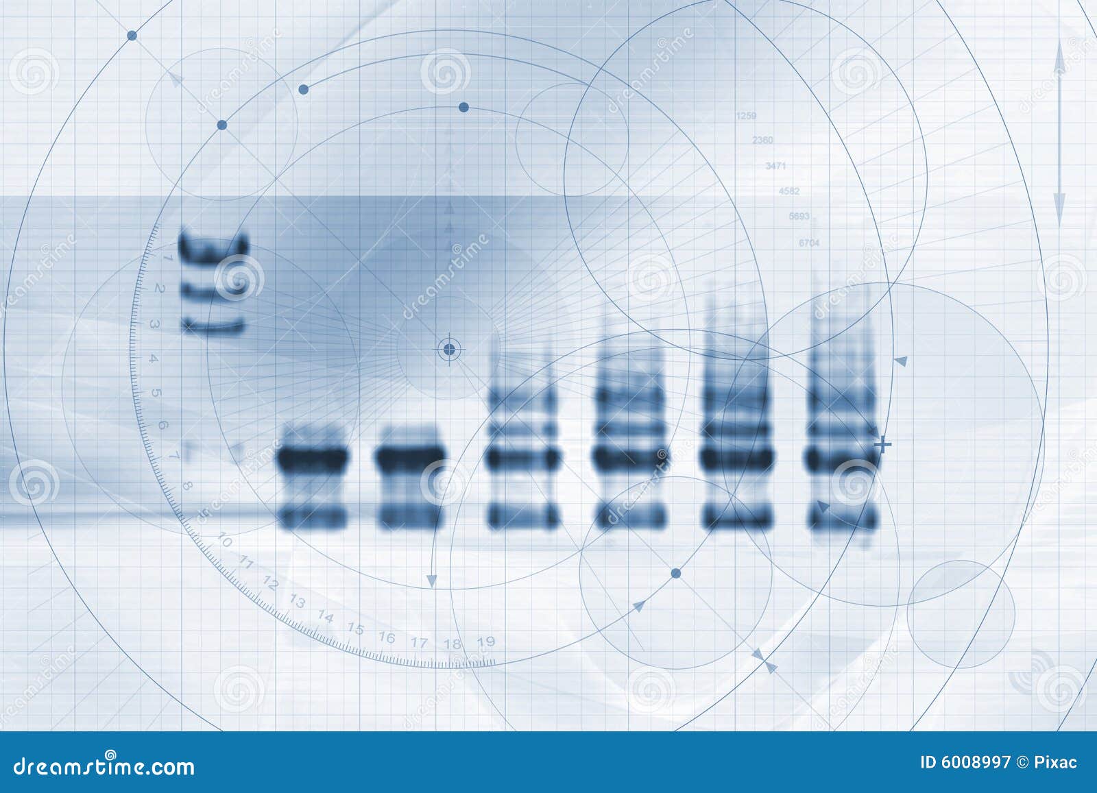 Biotech/Medicine Graph Map stock illustration. Illustration of ...