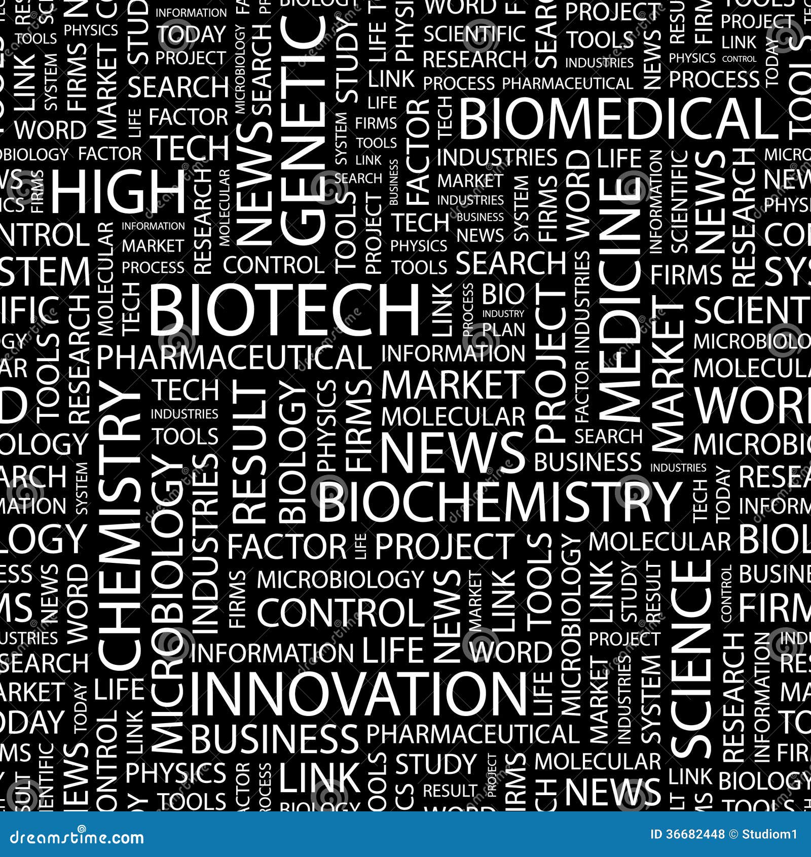 Biotech Companies Shows Biotechnology Corporations 3d Illustration ...