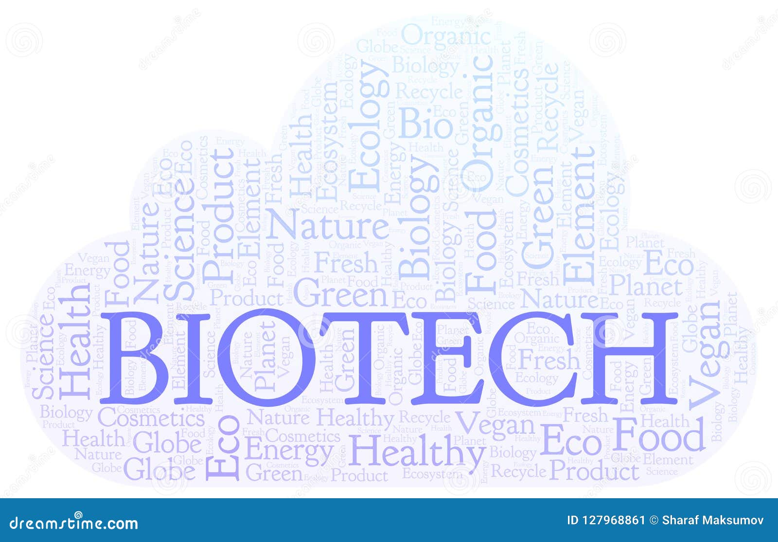 Biotech Text. Business Concept . Labels With Text, Heart, Camera And ...