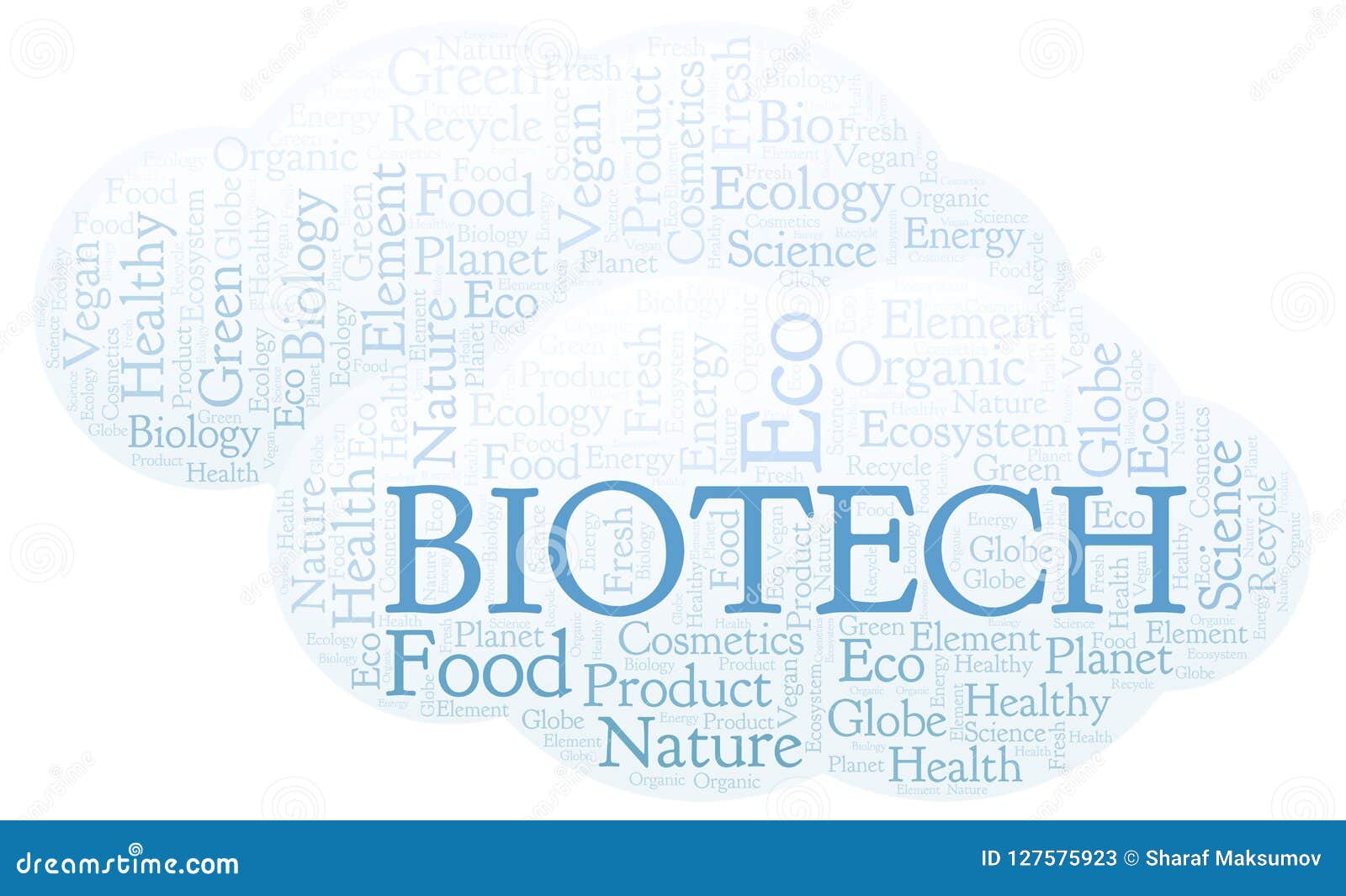 Biotech word cloud. stock illustration. Illustration of natural - 127575923