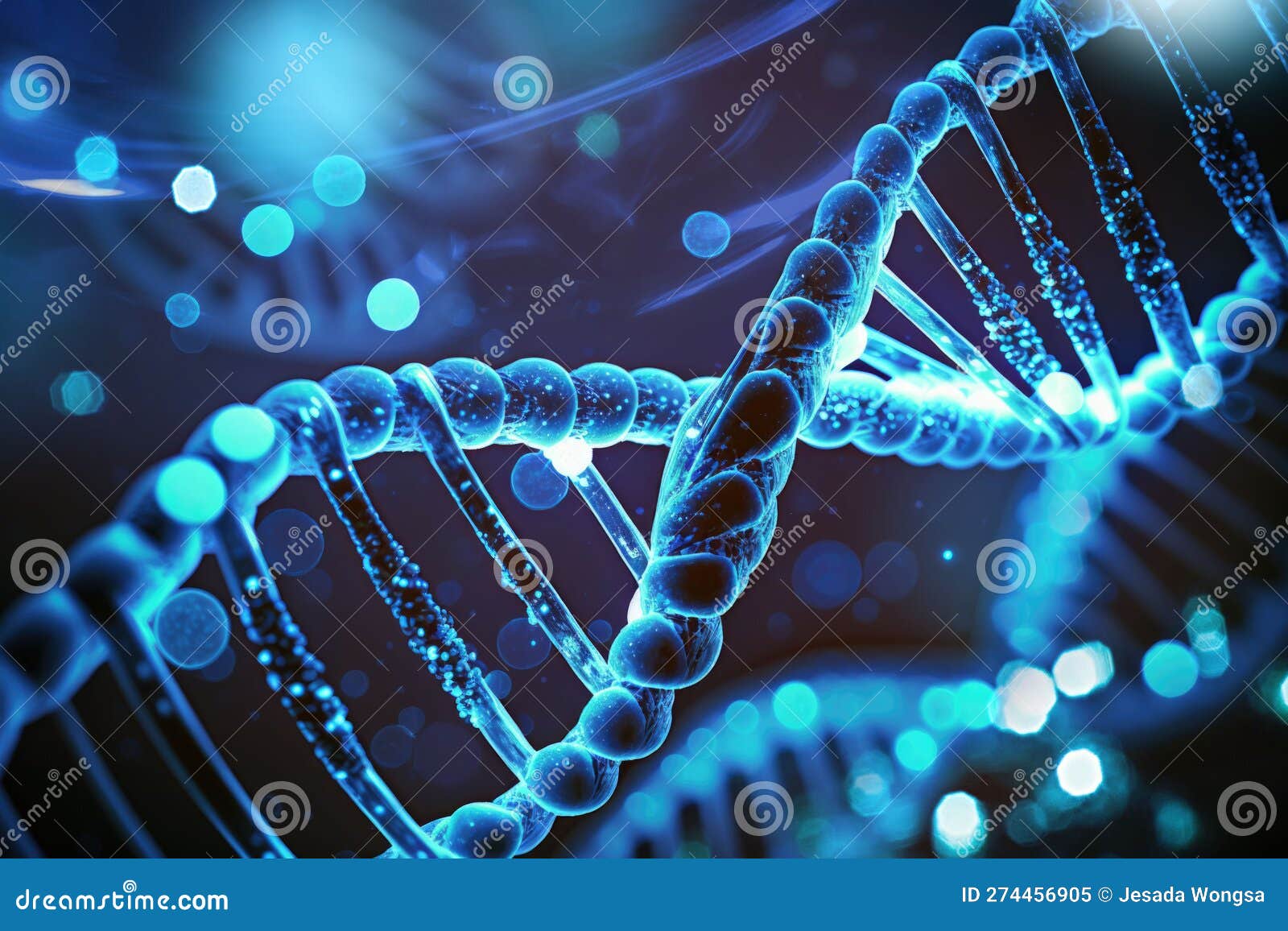Biotechnology DNA Structure of Human Cell Biology DNA Strands Molecular ...