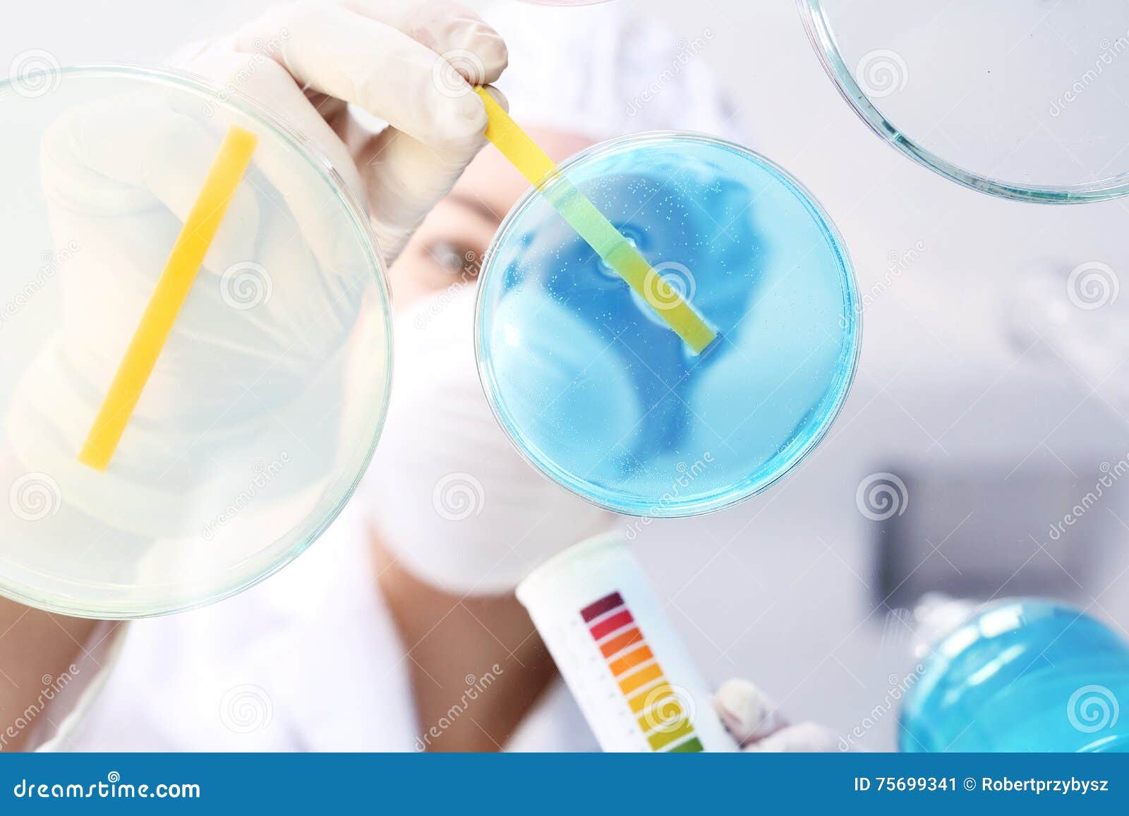 Biotechnology and Genetic Engineering Stock Image - Image of coveralls ...