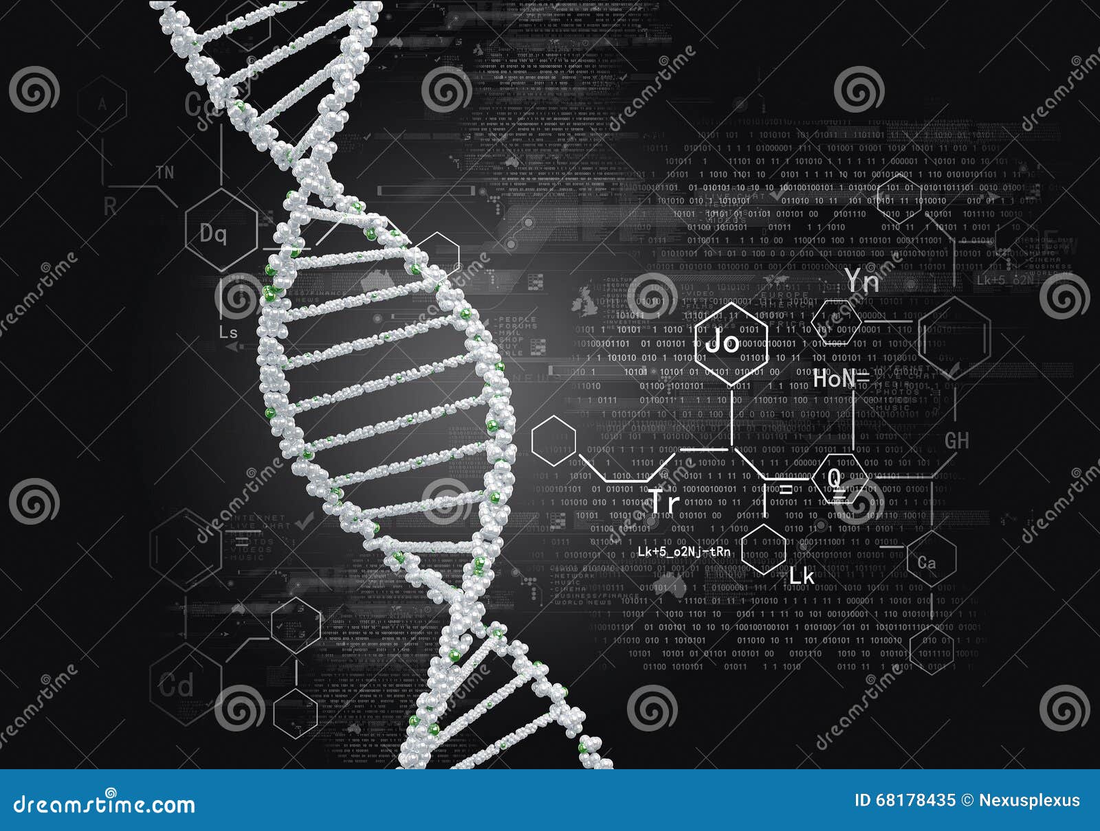 Biotechnology Genetic Research Stock Image - Image of pattern, research ...
