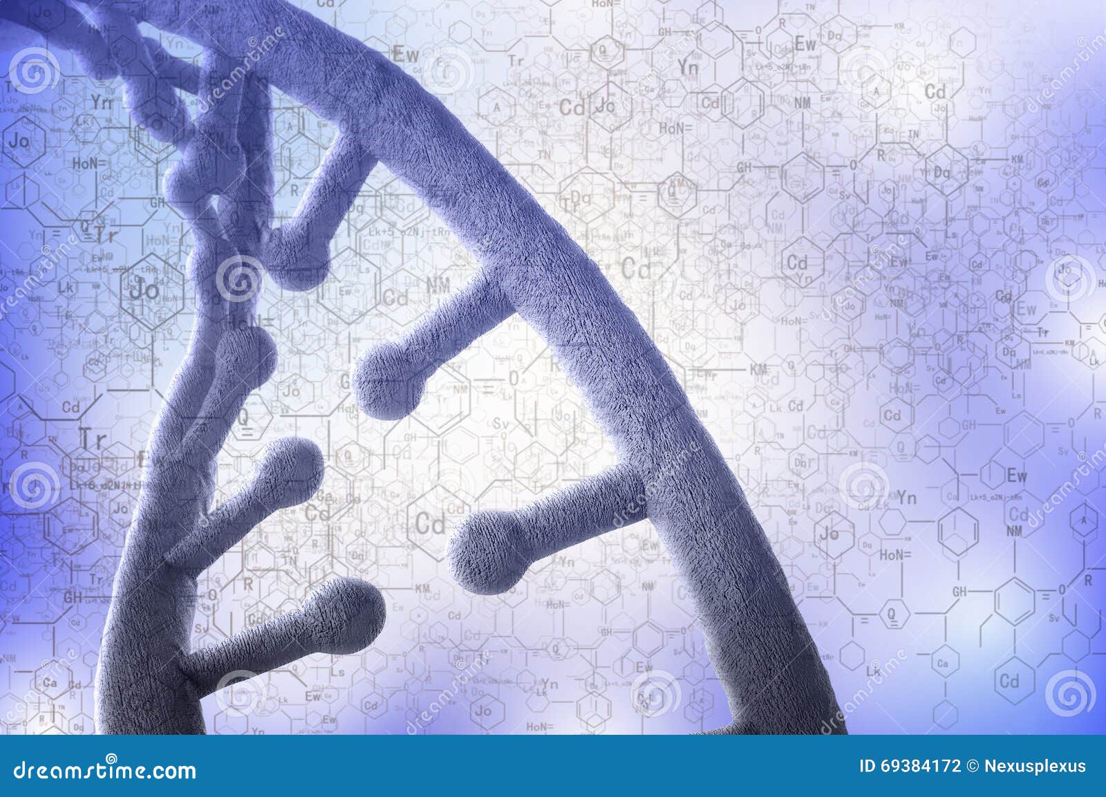 Biotechnology Genetic Research Stock Photo - Image of molecular, life ...