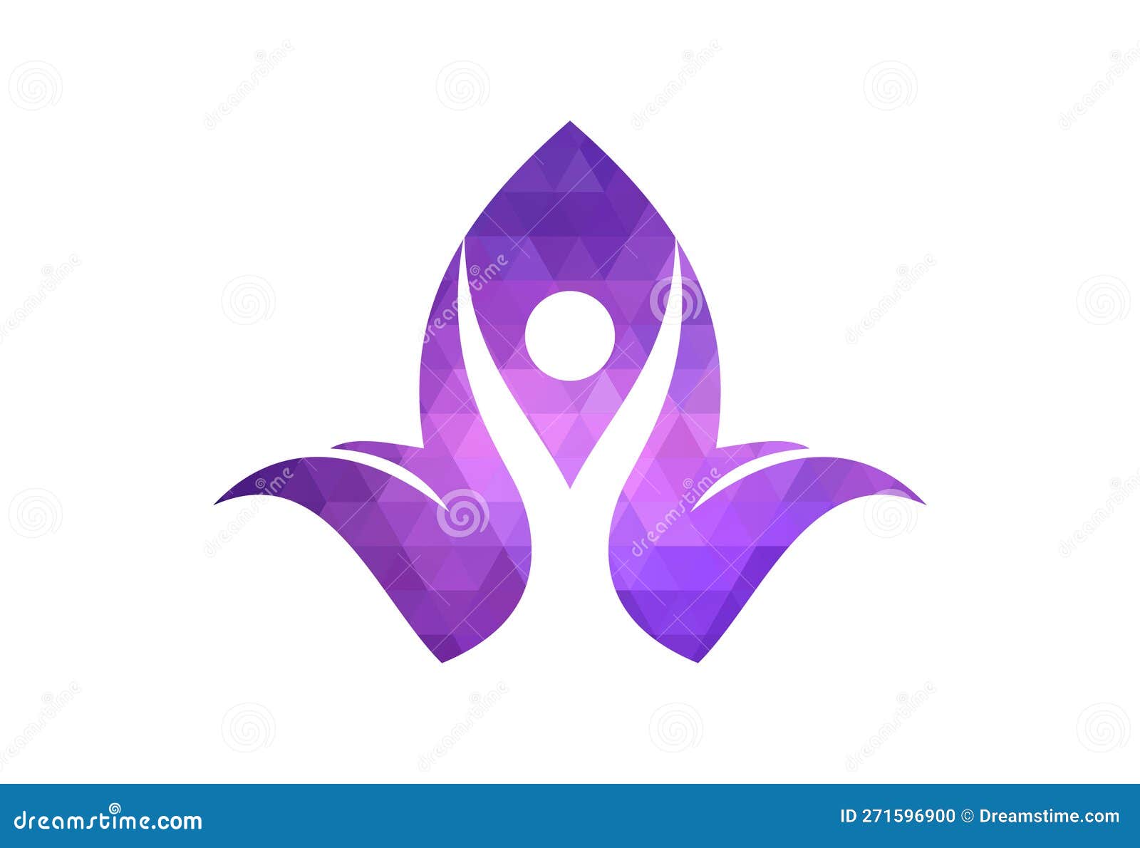 Low Poly and Biotechnology Logo Design, Vector Illustration Stock ...