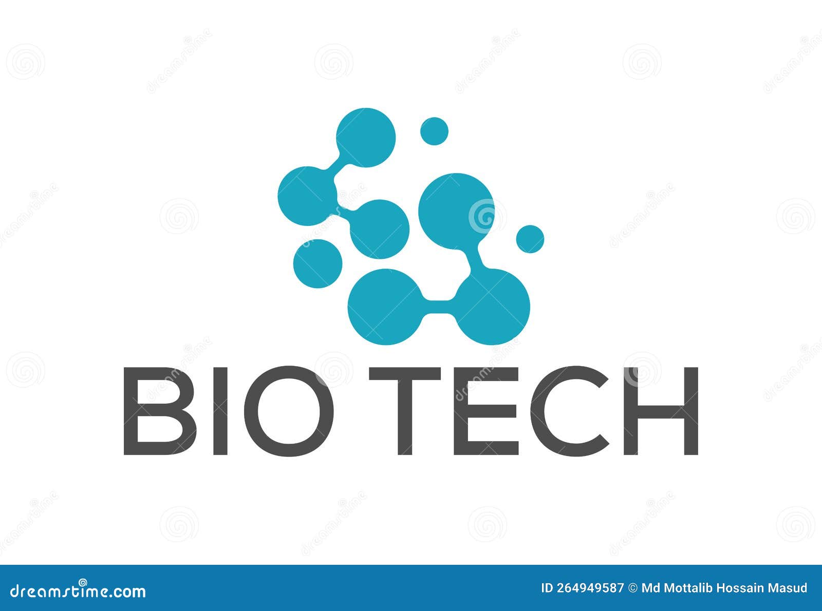 Biotechnology Logo Design, Vector Illustration Stock Vector ...