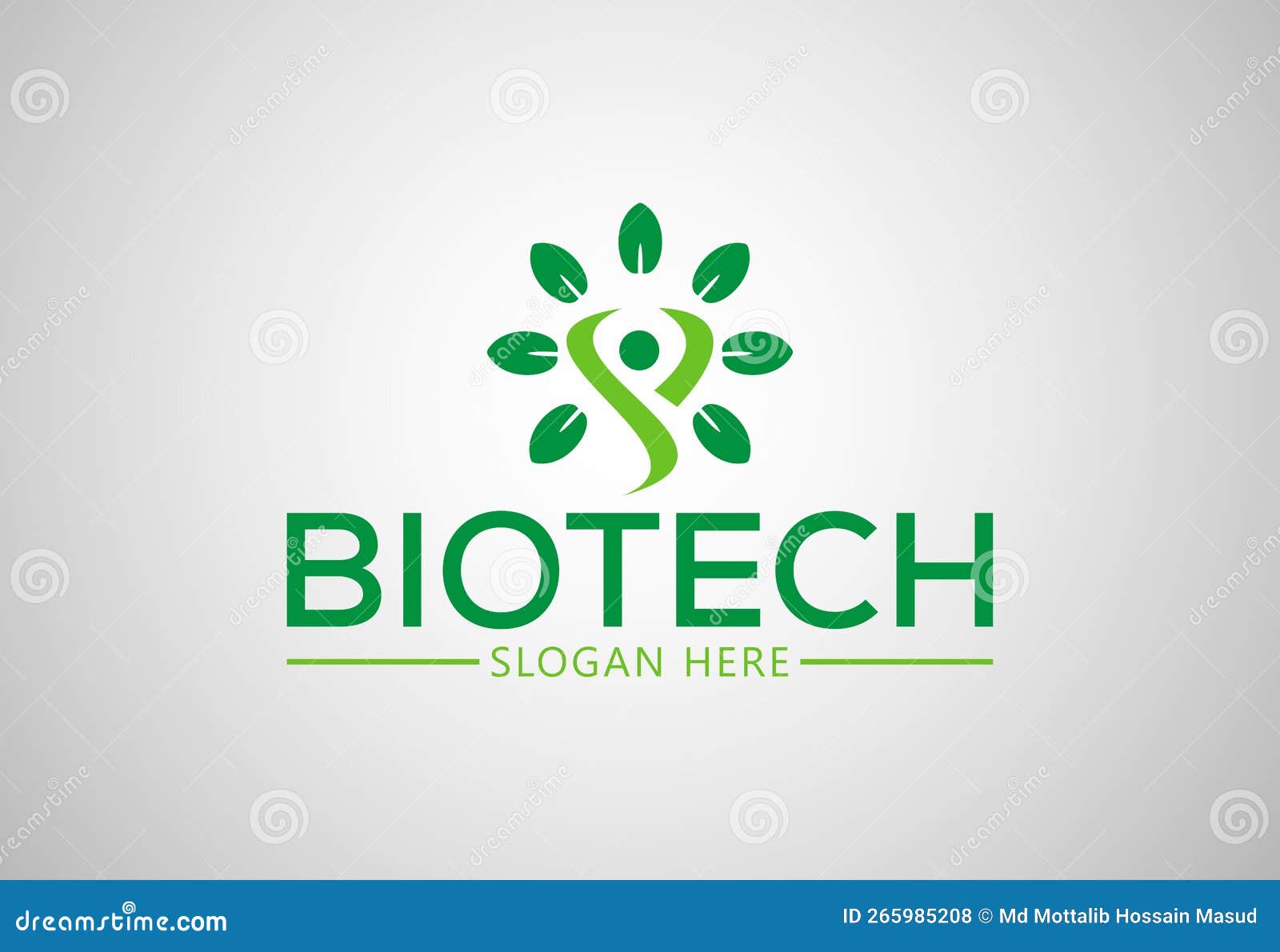 Biotechnology Logo Design, Vector Illustration Stock Illustration ...