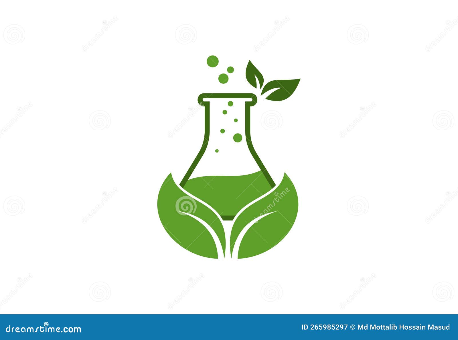 Biotechnology Logo Design, Vector Illustration Stock Illustration ...