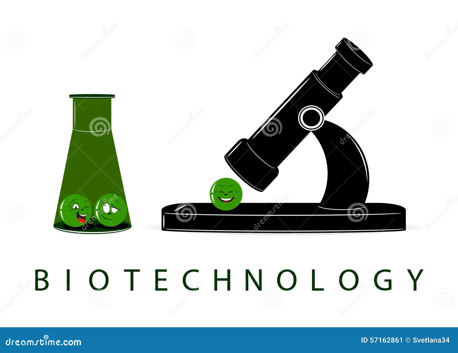 Biotechnology. Cartoon Vector | CartoonDealer.com #57162861