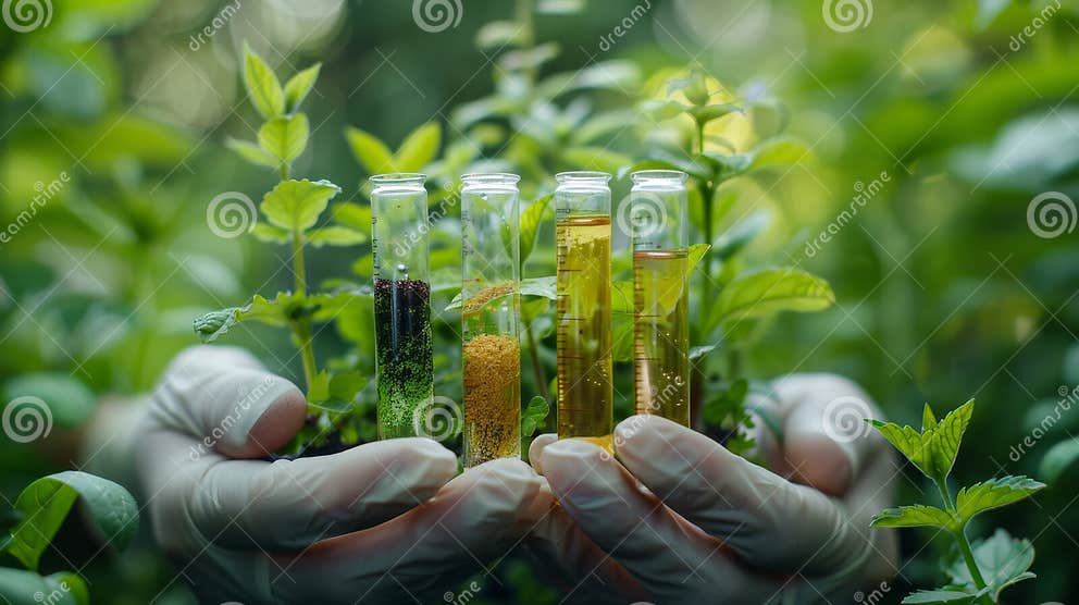 Biotechnology Science Of Genetic Engineering Scientist Experiments With Genetically Modified