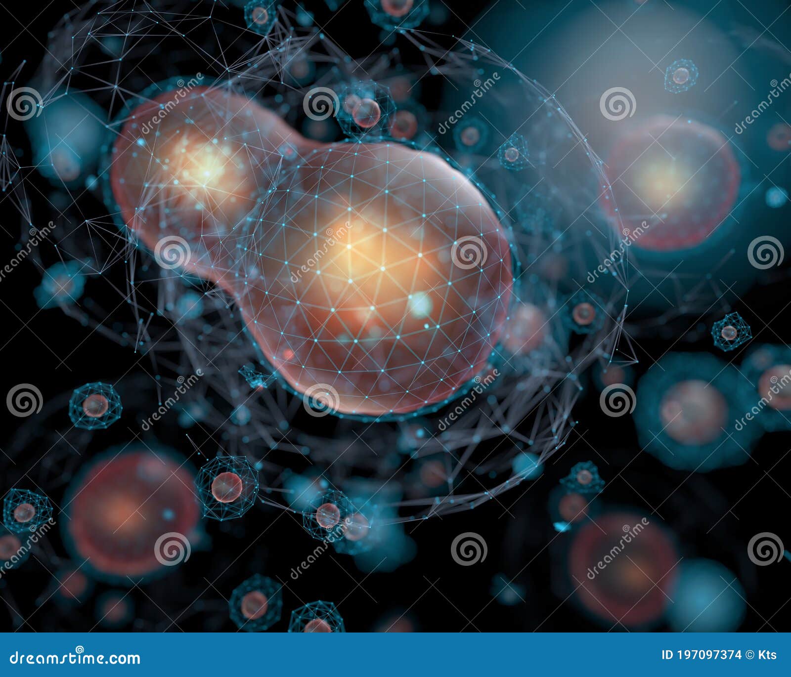 Biotechnology Biotech Science Molecular Technology Stock Photo - Image ...