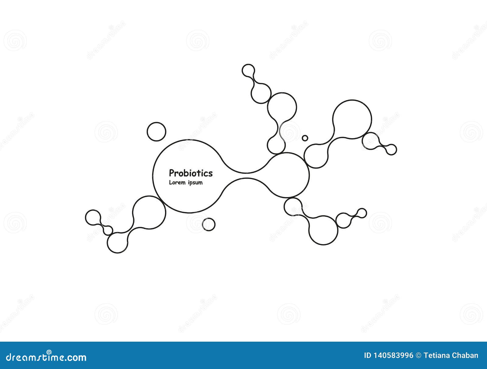 Biotechnology. Symbol Molecule. Vector Logo Template. Abstract Molecule ...
