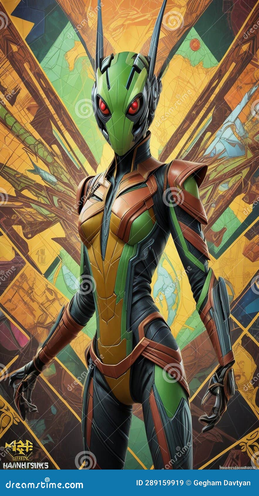 Biotic Robot Ai Robot Face, Bionic Robot Face, Portrait Of A Bionic ...