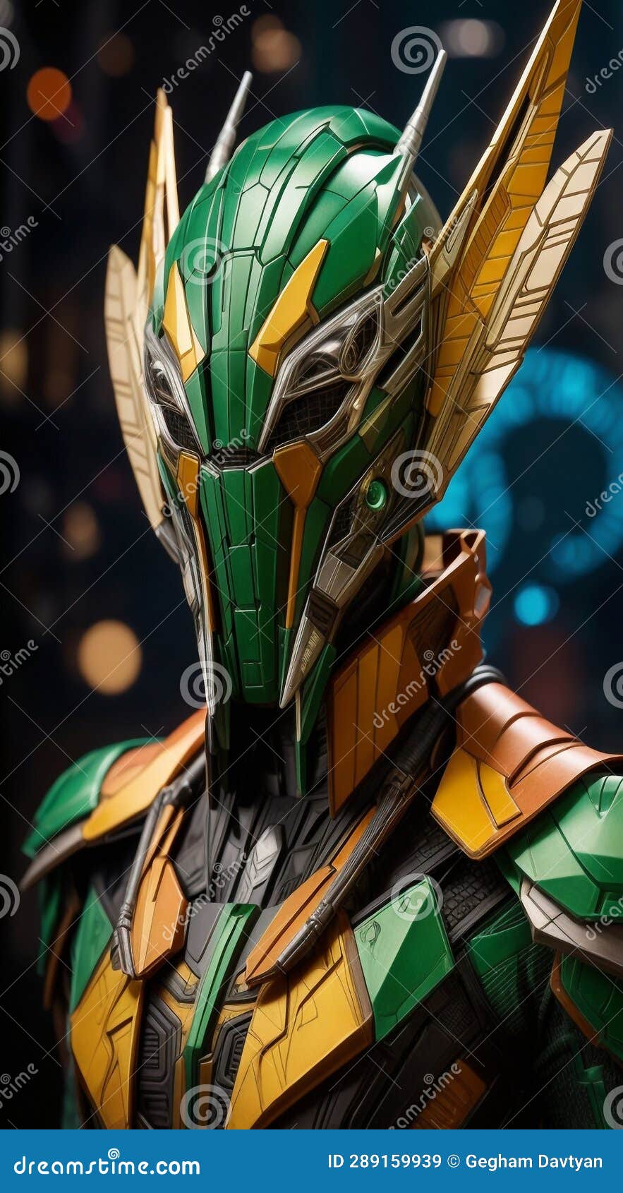 Biotic Robot Ai Robot Face, Bionic Robot Face, Portrait Of A Bionic ...