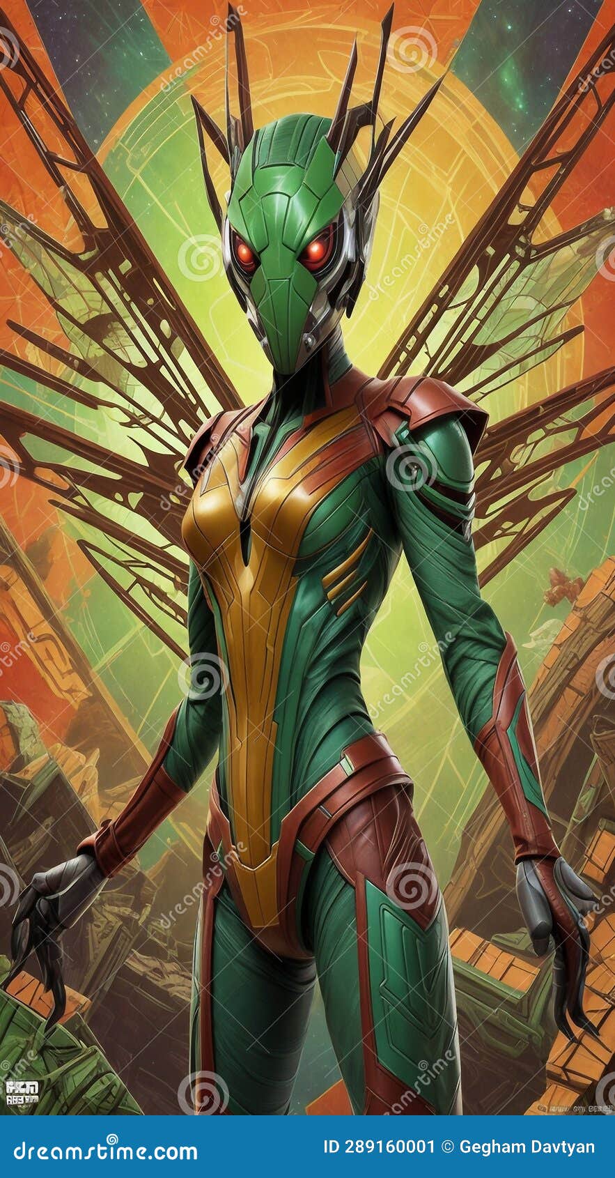 Biotic Robot Ai Robot Face, Bionic Robot Face, Portrait Of A Bionic ...