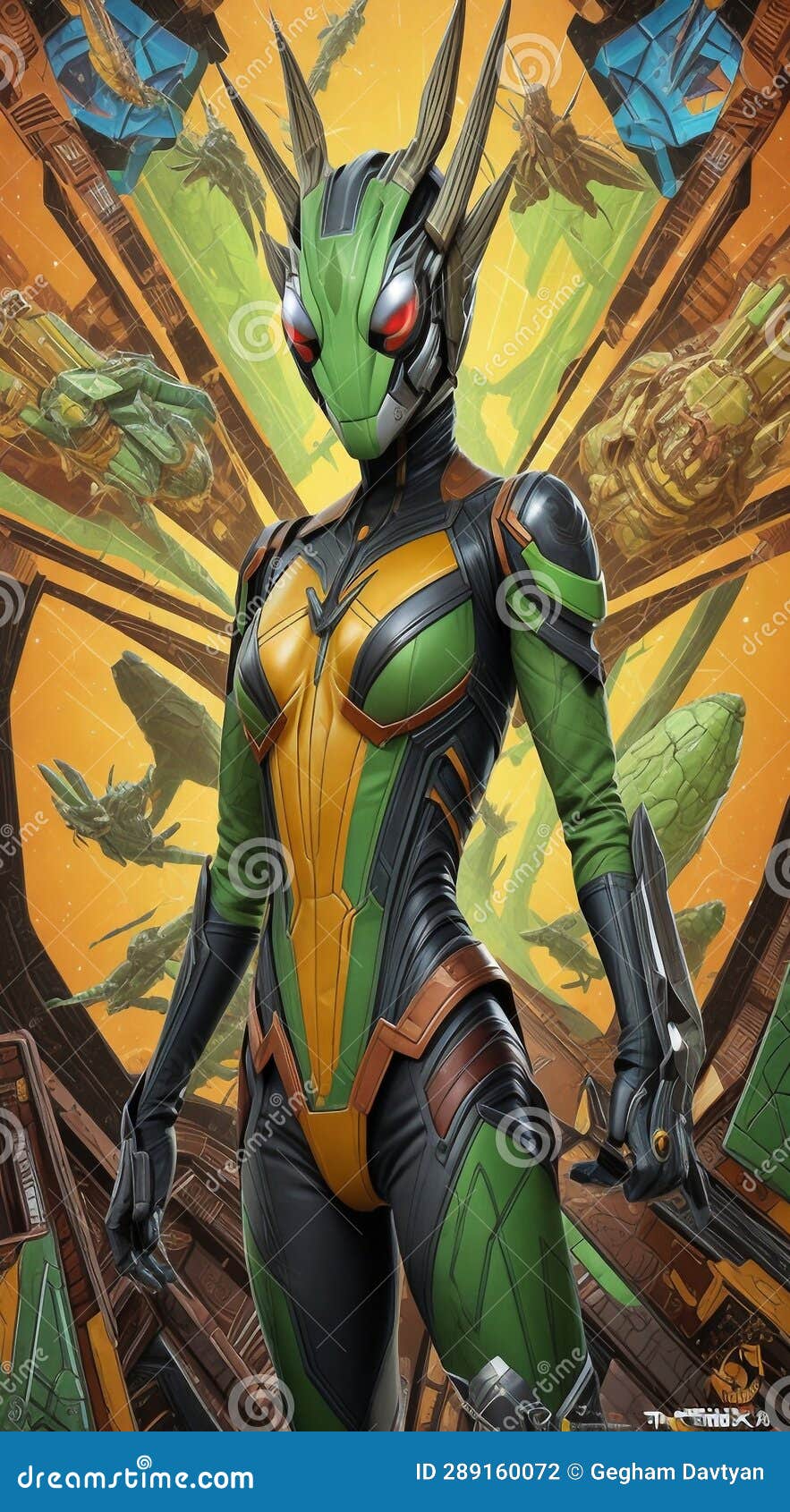 Biotic Robot Ai Robot Face, Bionic Robot Face, Portrait Of A Bionic ...