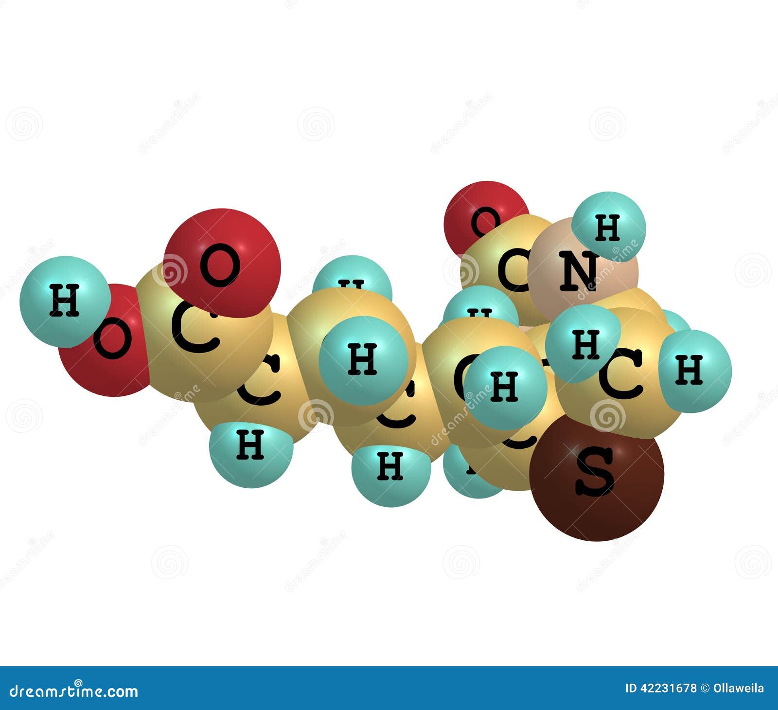 Biotin (B7) Molecular Structure On Black Background Stock Photo ...