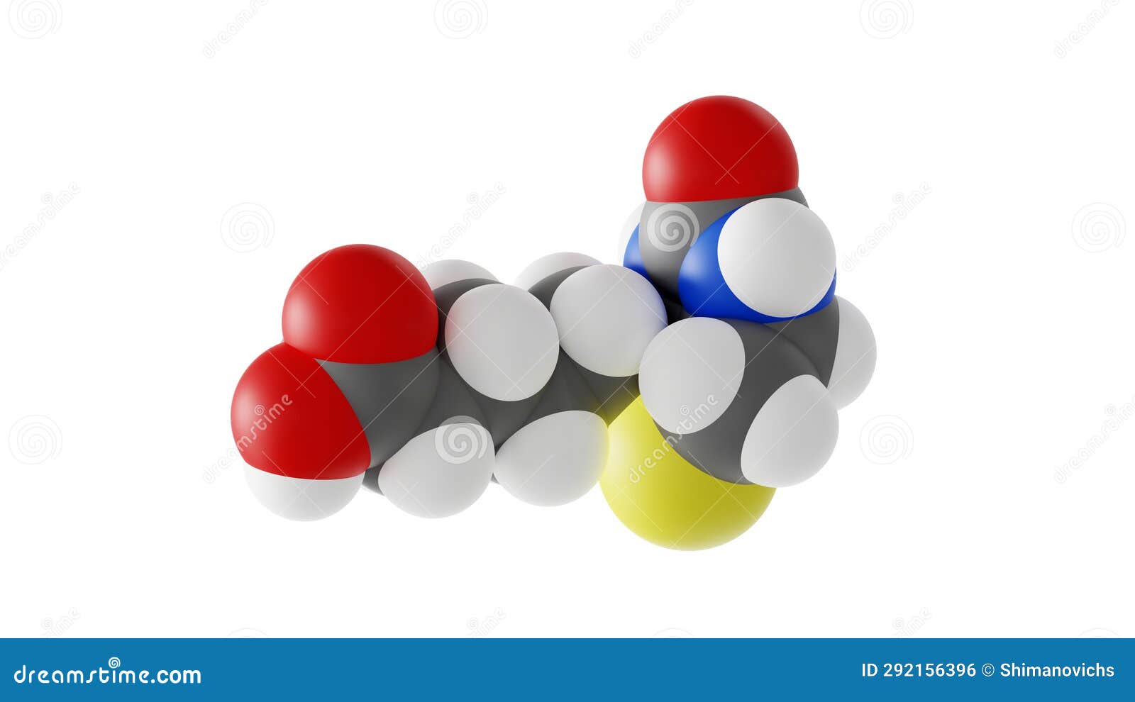 Biotin Molecule. Vitamin B7, Found In Many Multivitamin Products ...