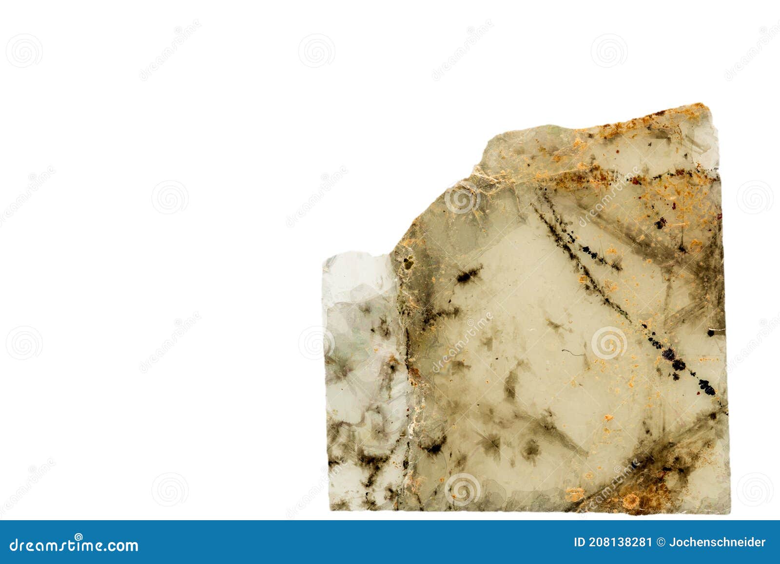 Biotite in a Closeup on White Background Stock Image - Image of sheet ...