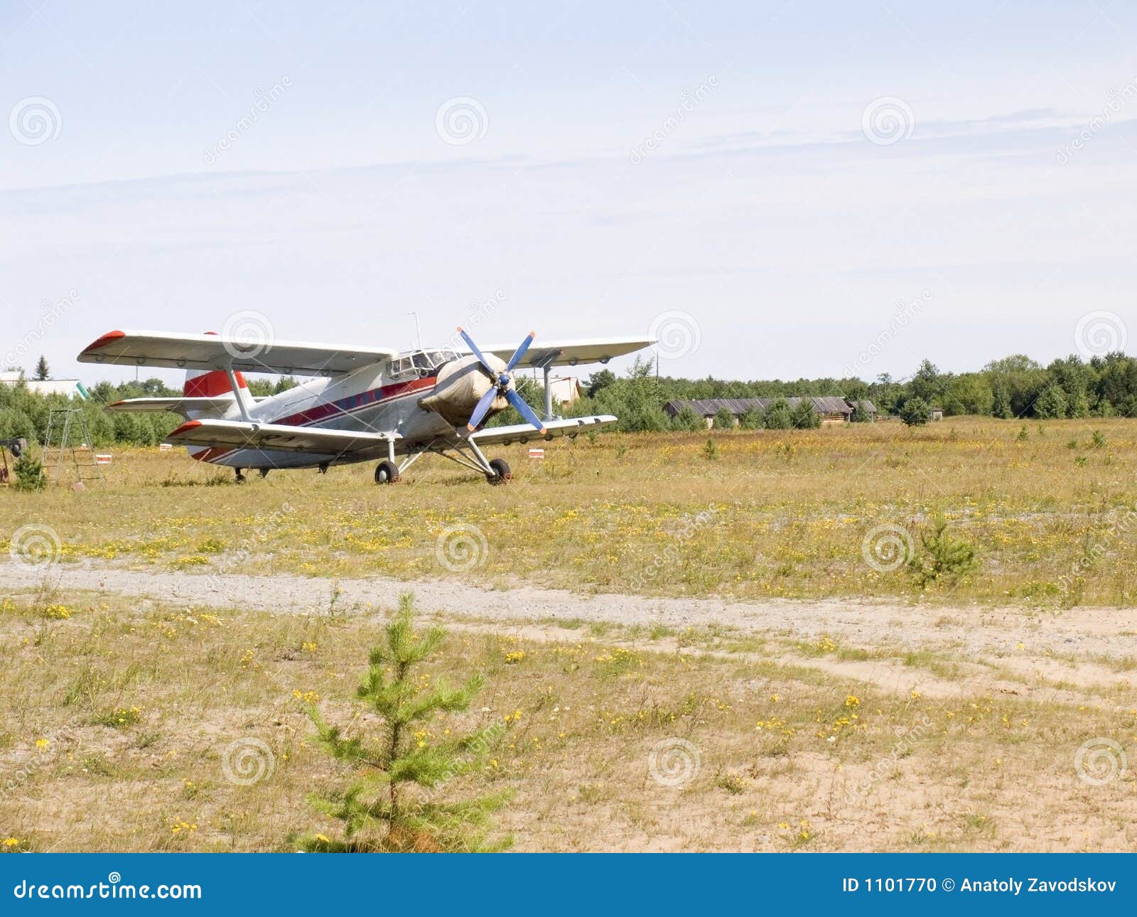 Biplane stock photo. Image of flying, outdoors, green - 1101770