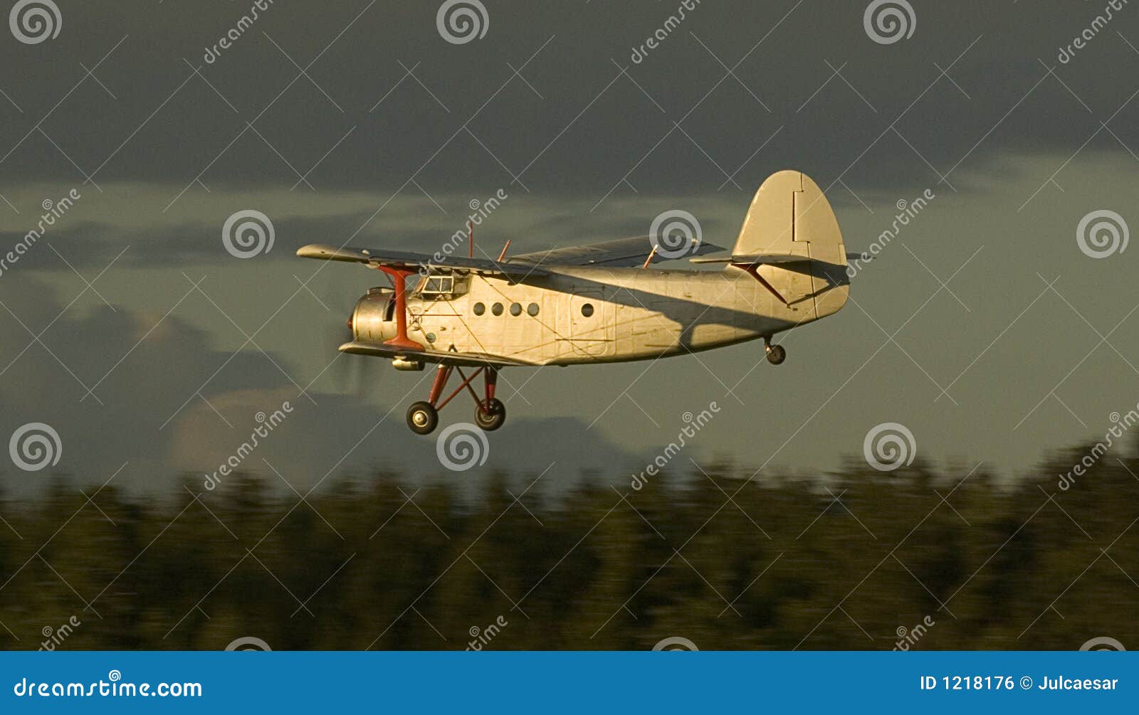 Biplane stock photo. Image of flight, airplane, plane - 1218176