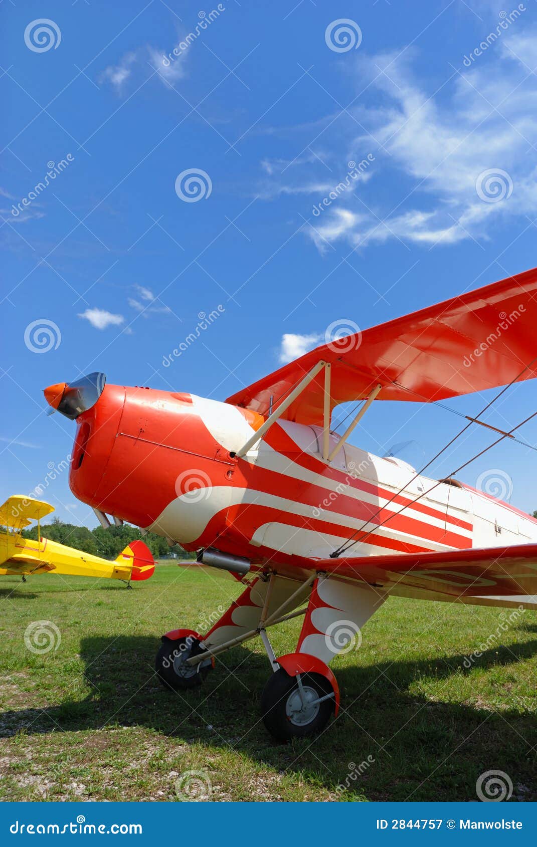 Biplane stock image. Image of transportation, airplane - 2844757