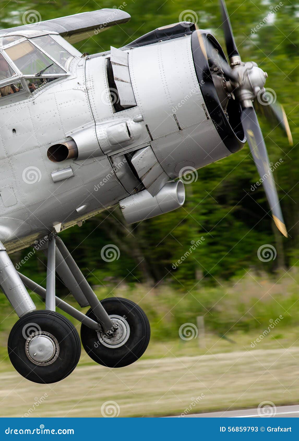 Biplane Approach stock image. Image of view, mobility - 56859793