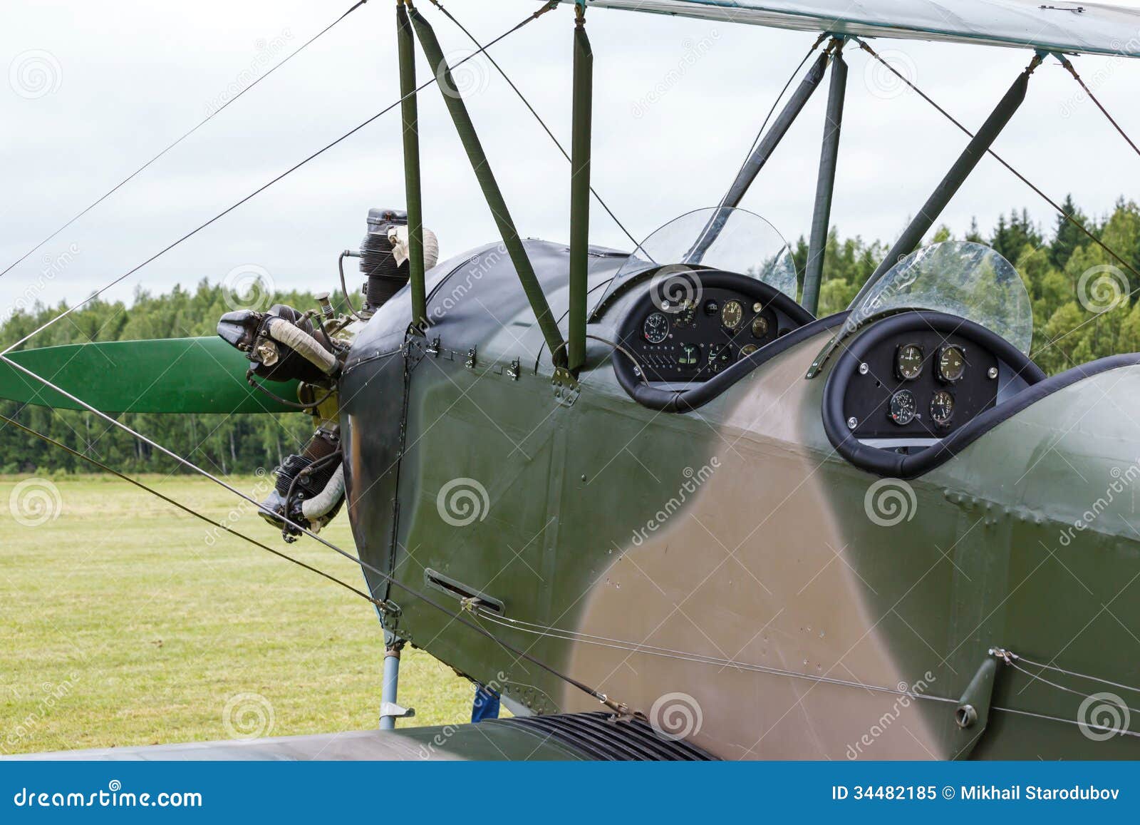 Biplane Polikarpov Po-2, Aircraft WW2 Stock Image - Image of ...