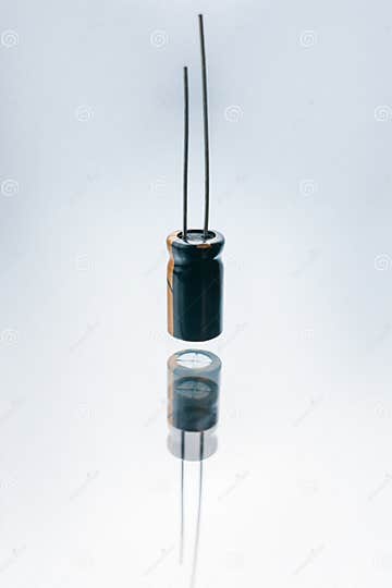Bipolar Electric Capacitor Component Electrode Stock Photo - Image of ...