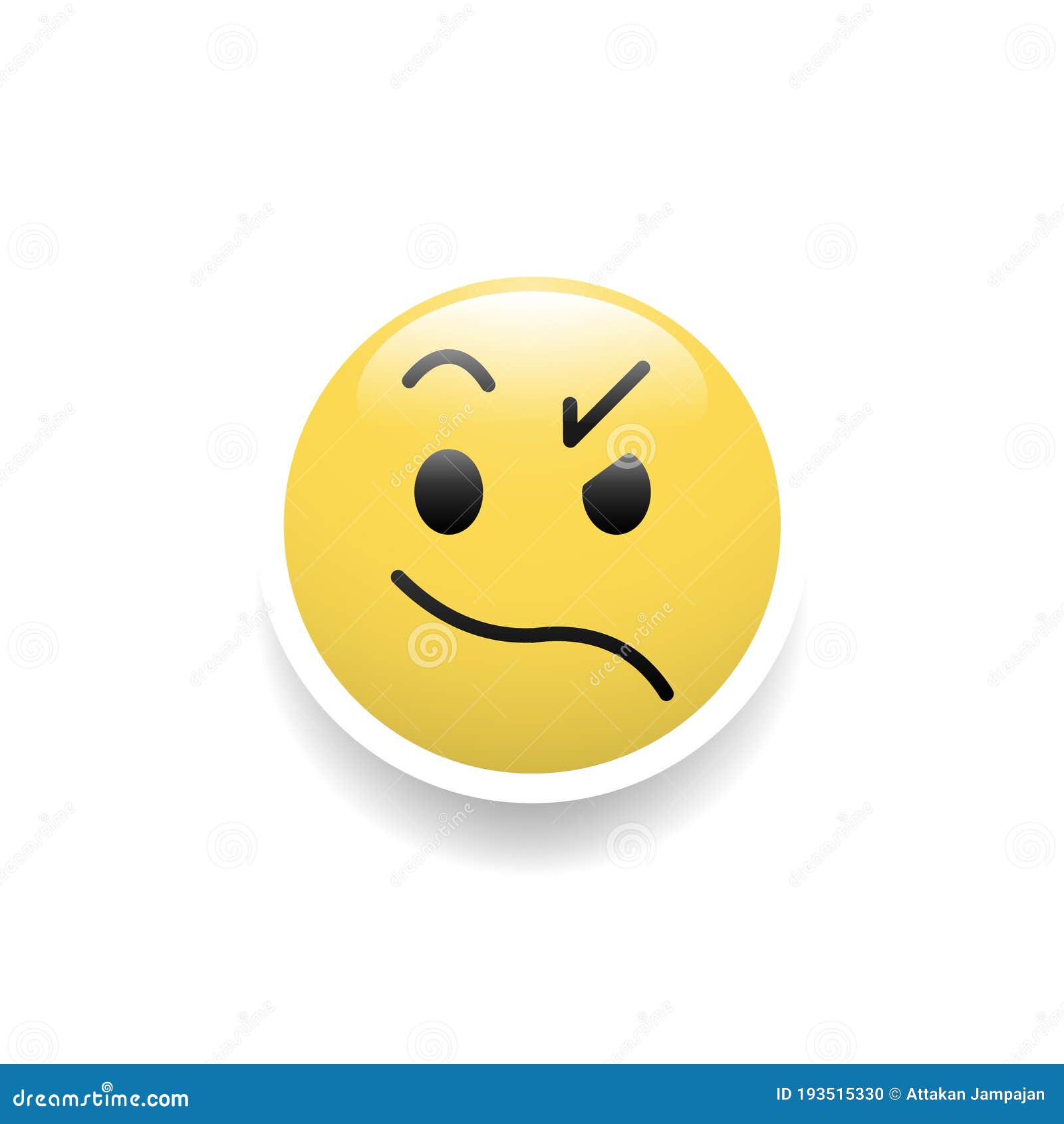 Bipolar Symptoms Emoticon,Vector and Illustration Stock Vector ...