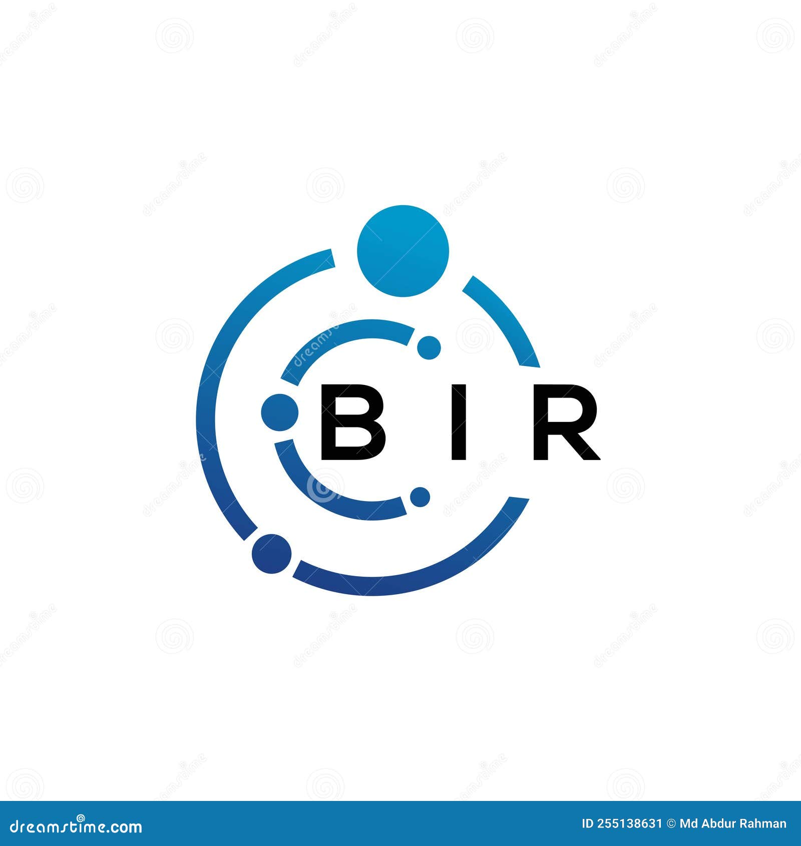 BIR Letter Logo Design On White Background. BIR Creative Initials ...