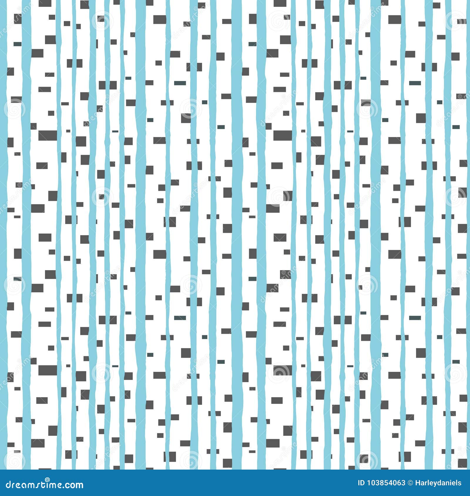 Birch Trees Seamless Vector Pattern Stock Vector - Illustration of ...