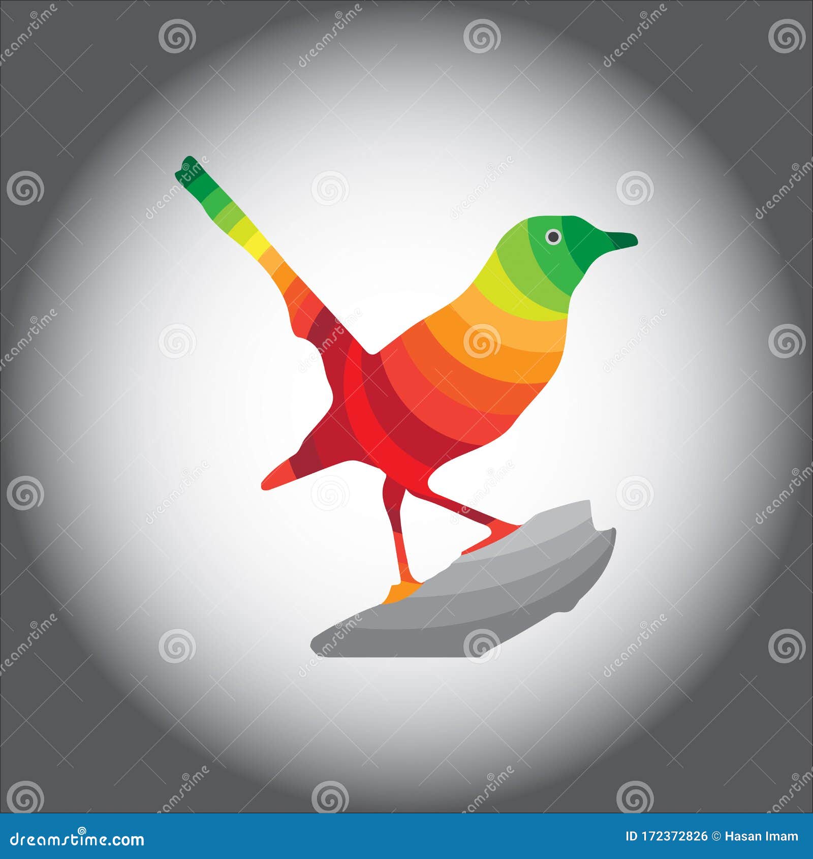 Magpie Design Isolated Elements, National Bird of Bangladesh Stock ...