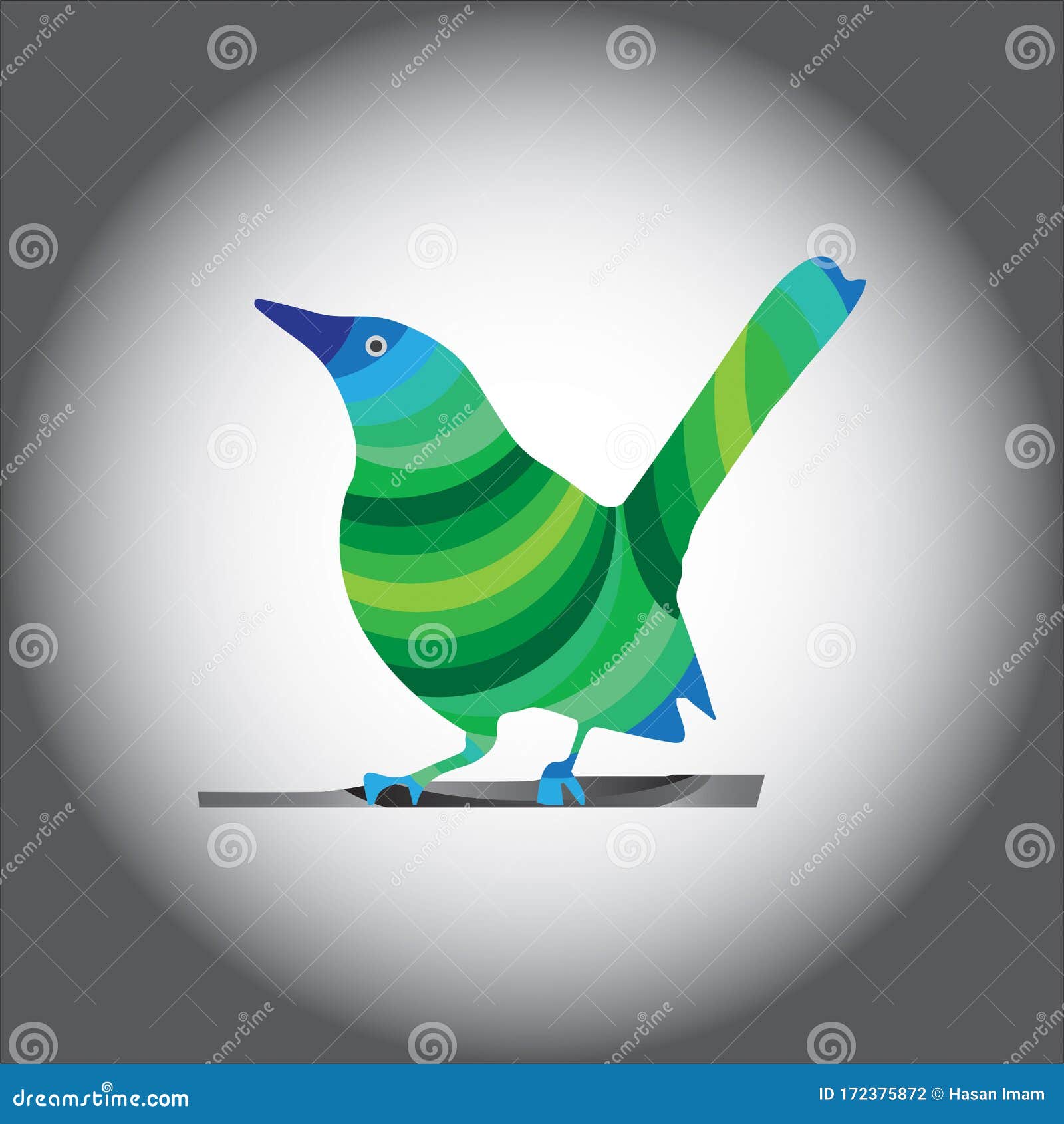 Magpie Design Isolated Elements, National Bird of Bangladesh Stock ...