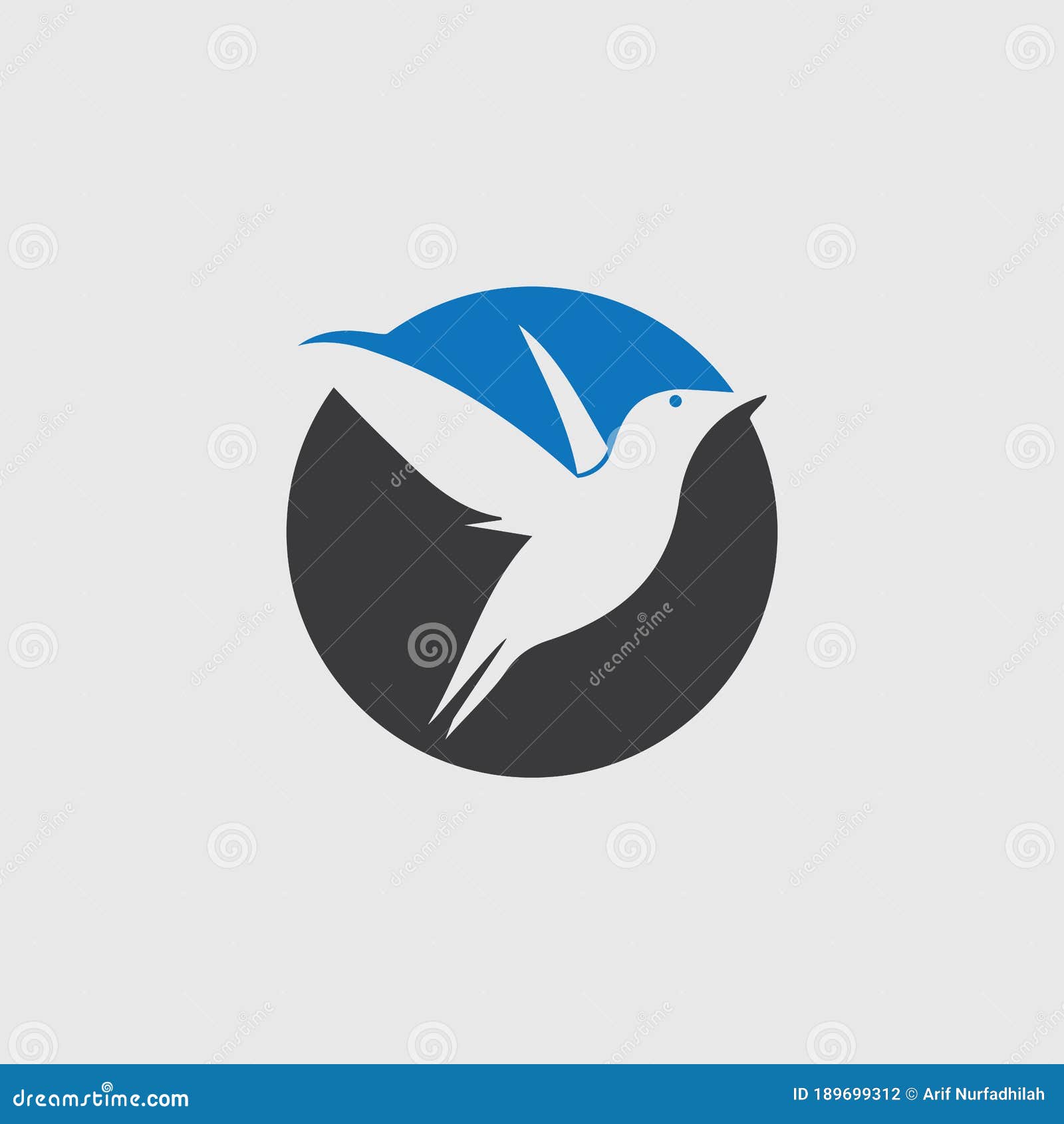 Bird Animal Logo Vector Icon Illustration Stock Vector - Illustration ...