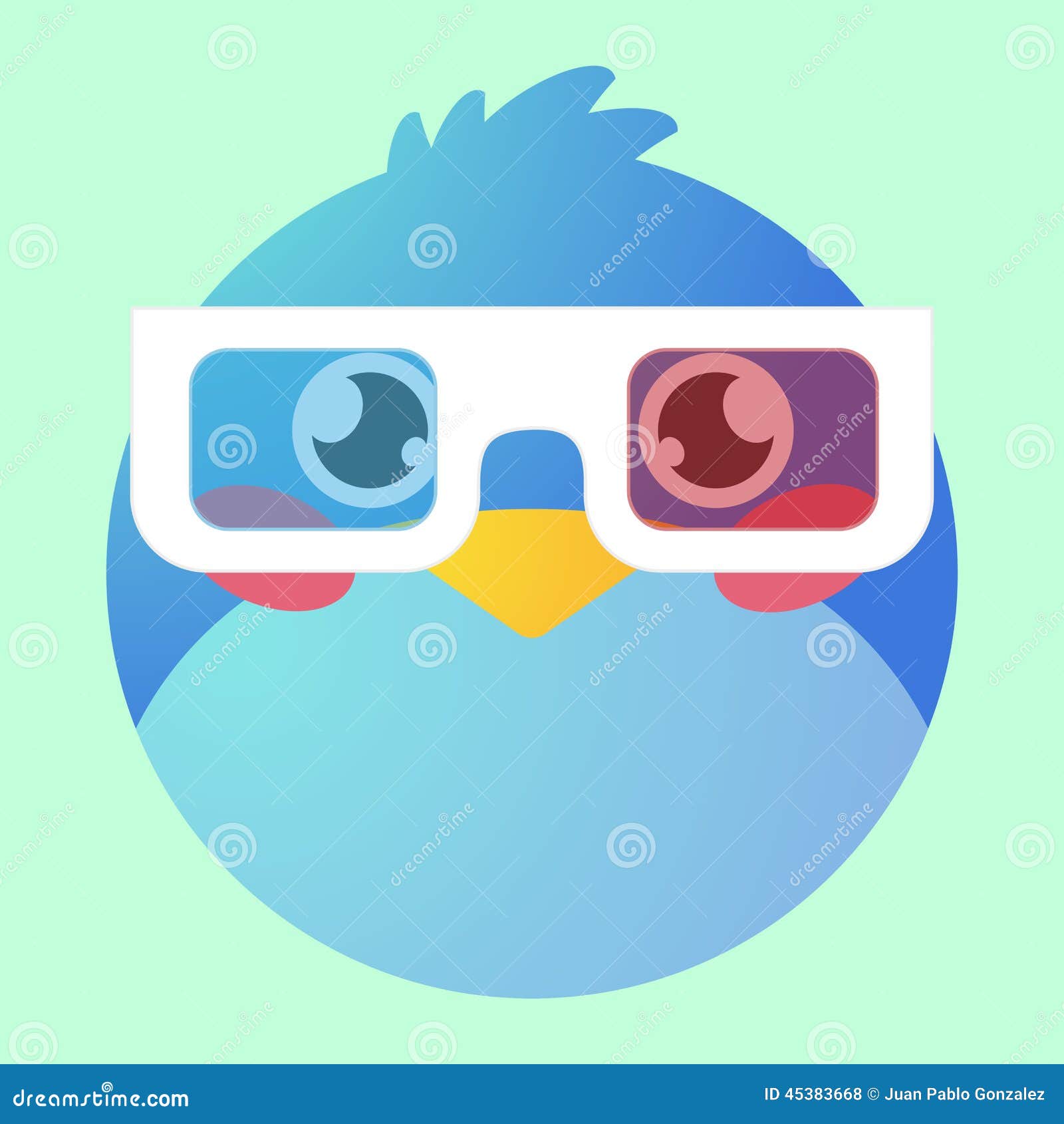 Bird avatar stock illustration. Illustration of nature - 45383668