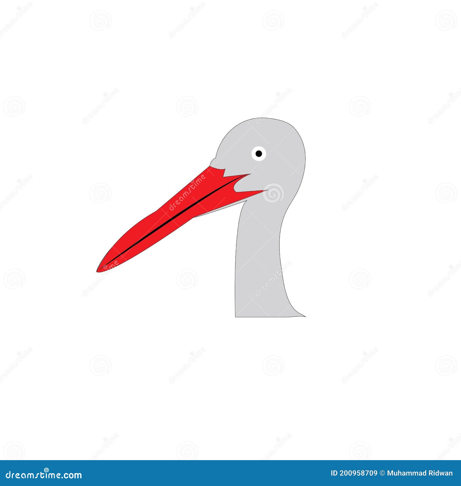 Bird beak vector design stock illustration. Illustration of black ...