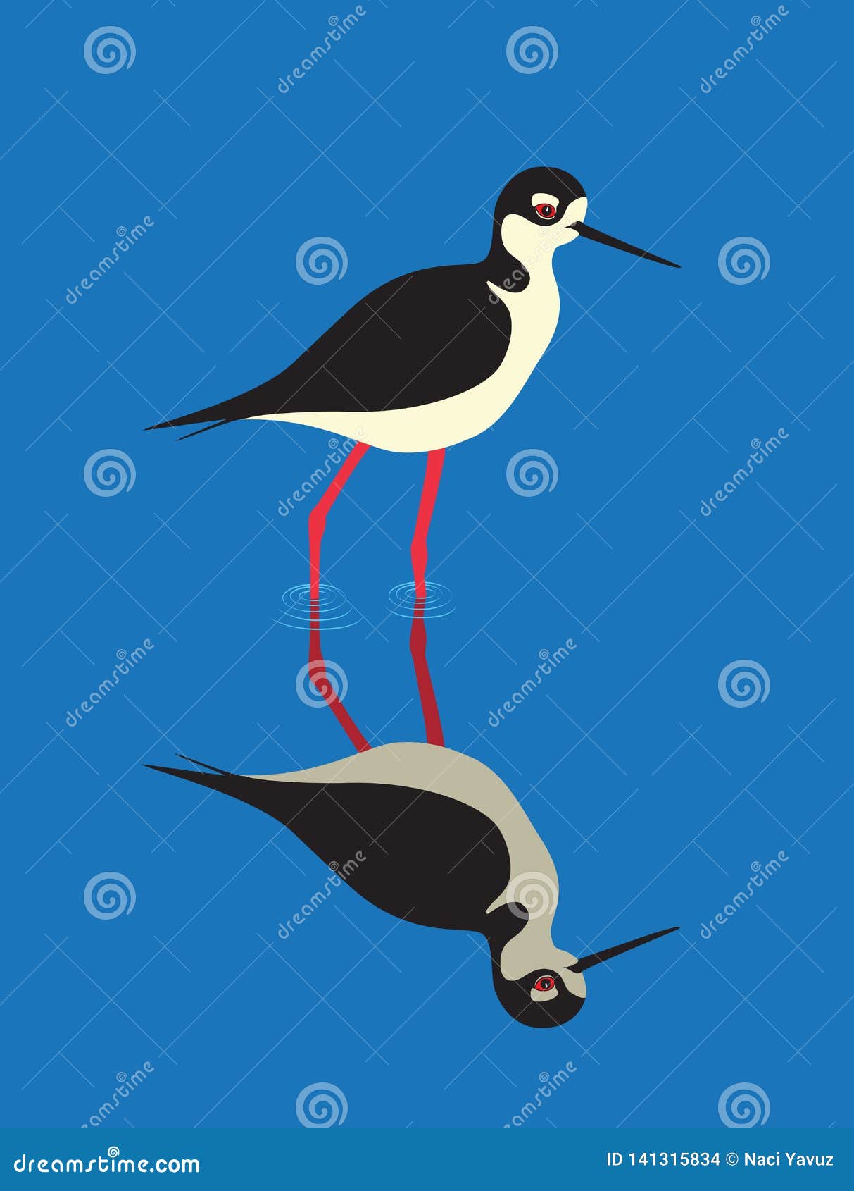 Drawing Of Stilt Houses At Castro, Chiloe Island, Chile Royalty-Free ...